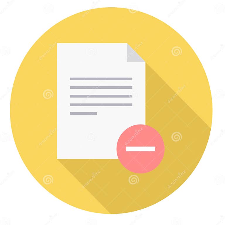 Document Restriction Icon for Access Control and Data Security Stock ...