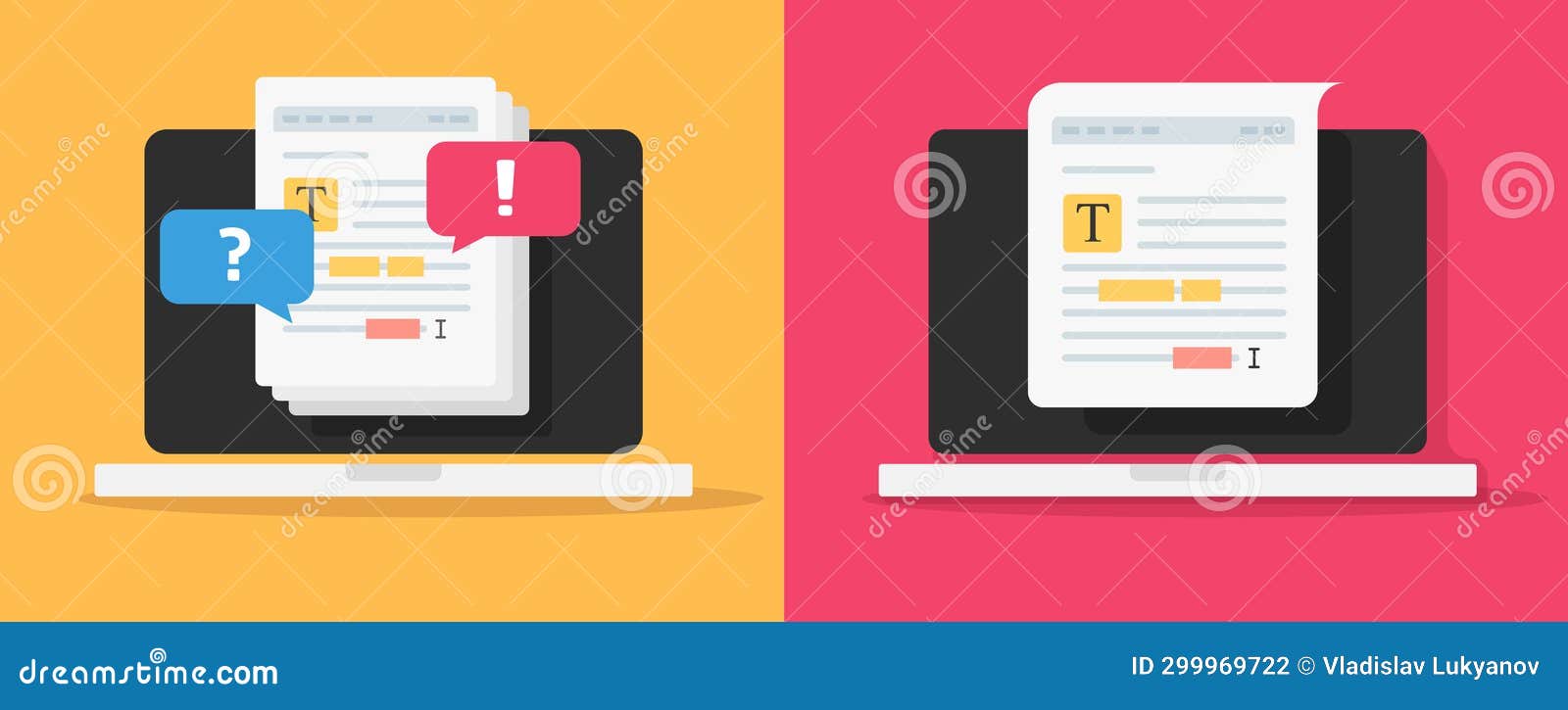 Document Review Correction Editor Software Service Online Virtual Icon ...