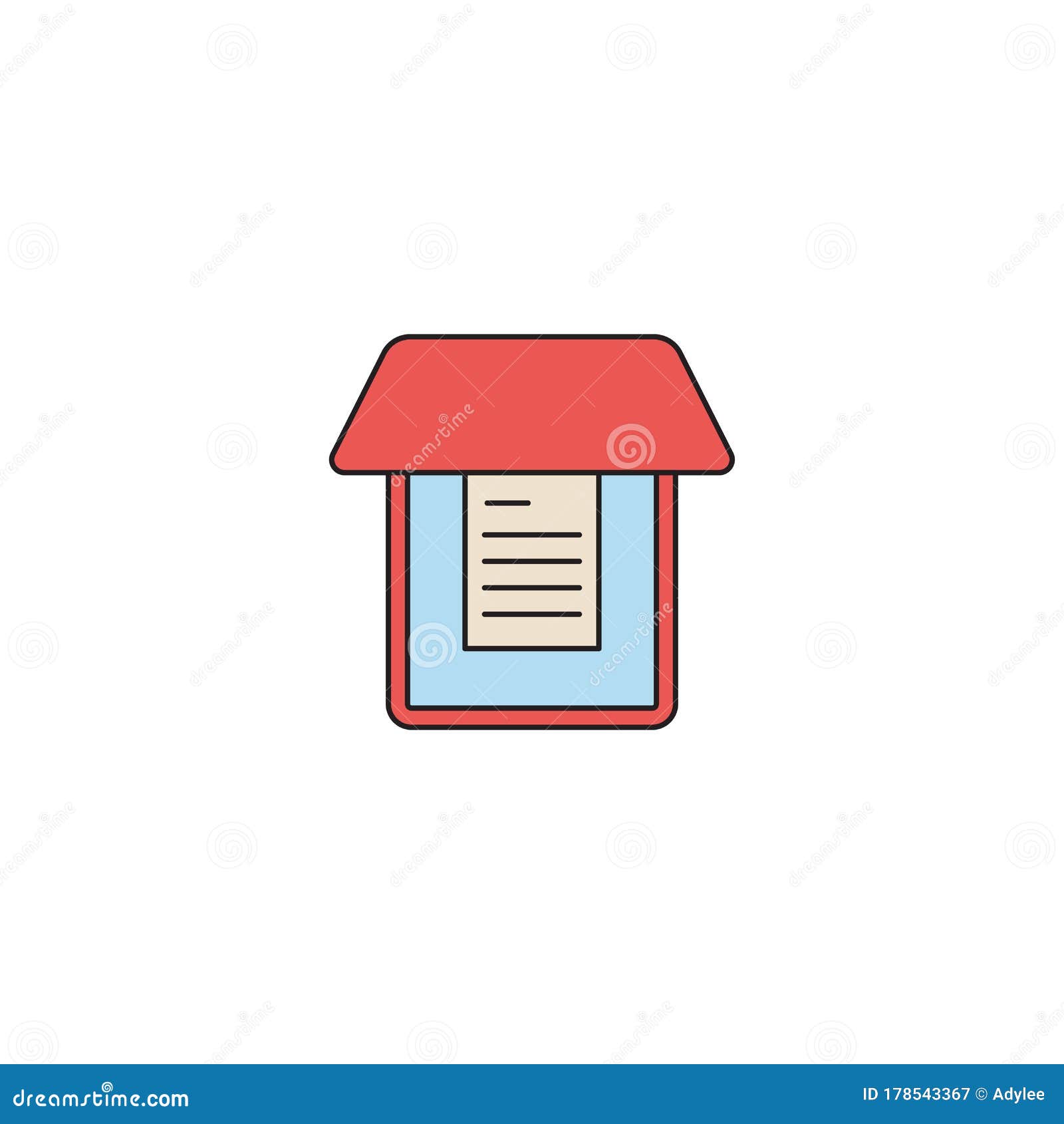 Document Scanner Vector Icon Symbol Electronic Isolated On White ...