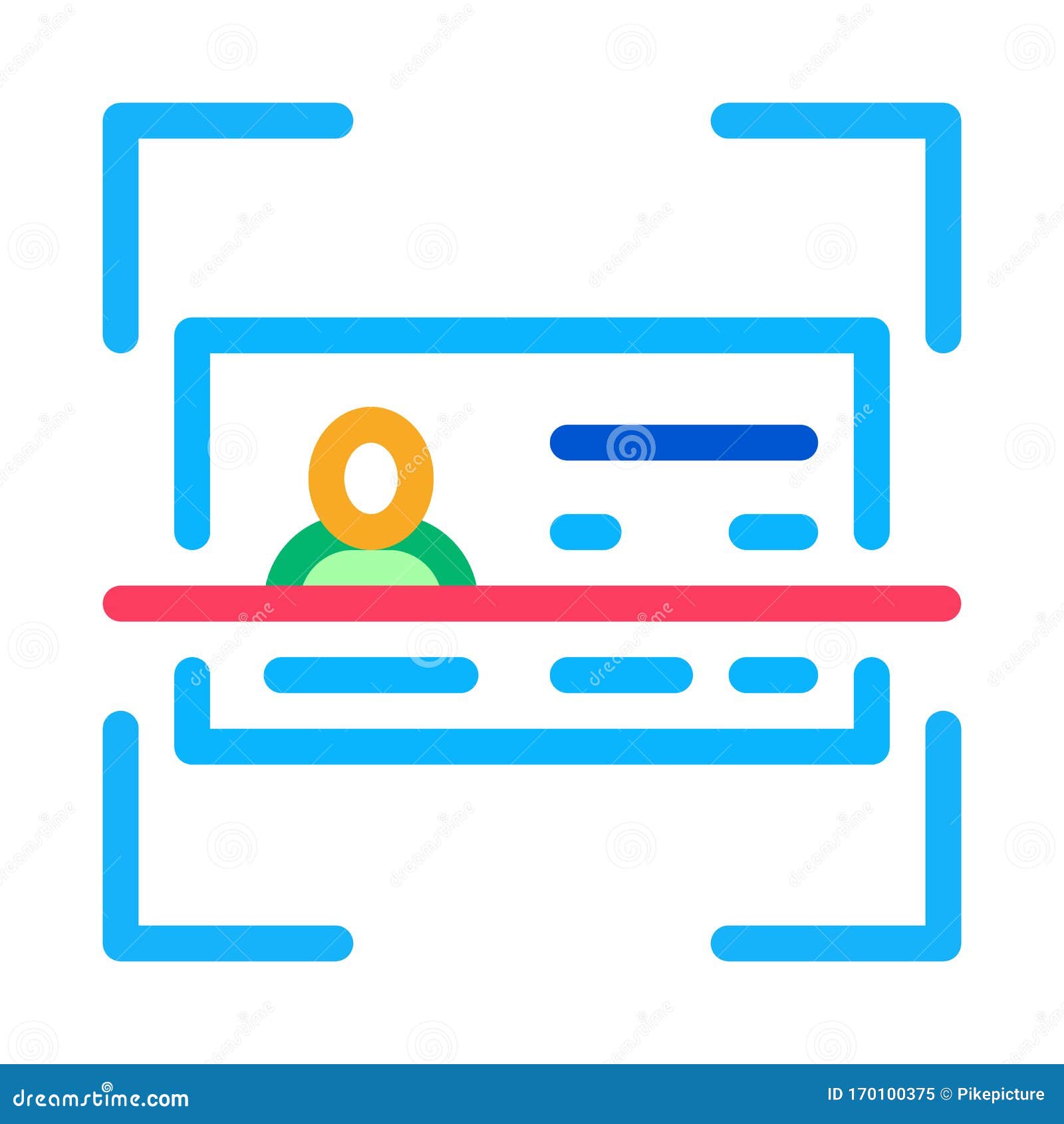 Document Scanning Icon Vector Outline Illustration Stock Vector ... Document Scanning Icon Vector Outline Illustration Stock Vector ...