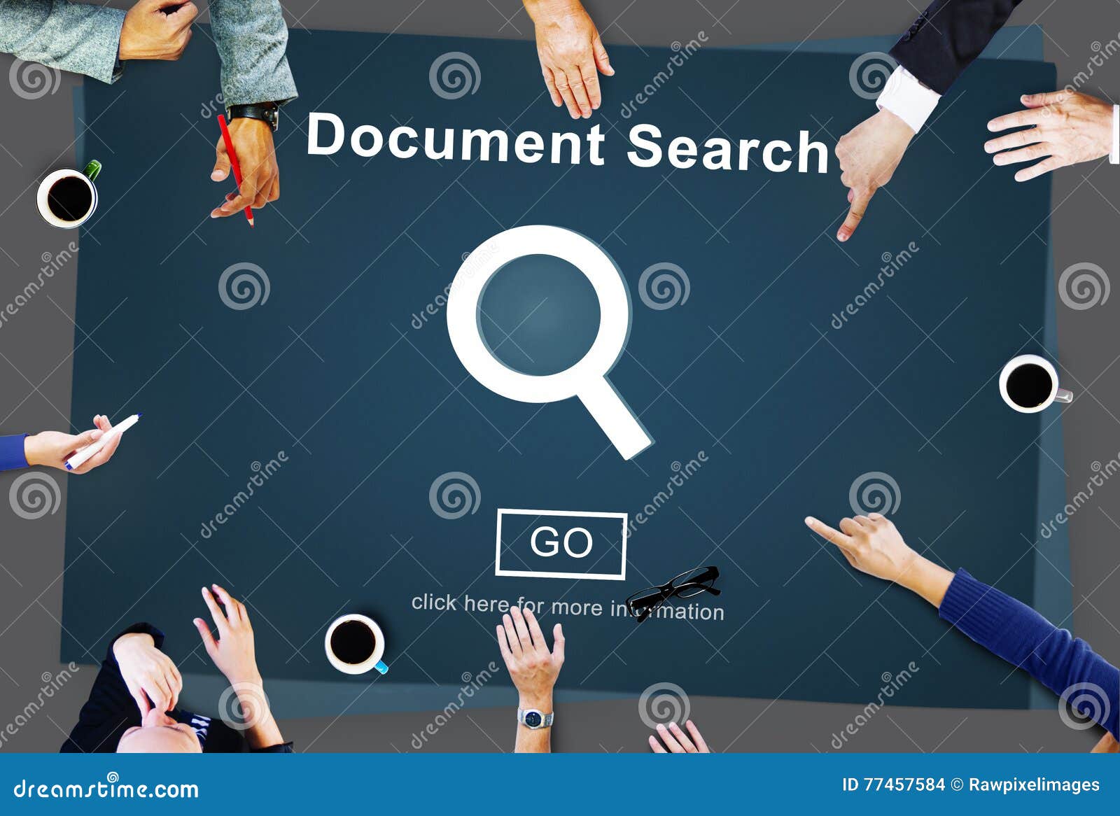 Document Search Finding Forms Inspect Letters Concept Royalty-Free ...