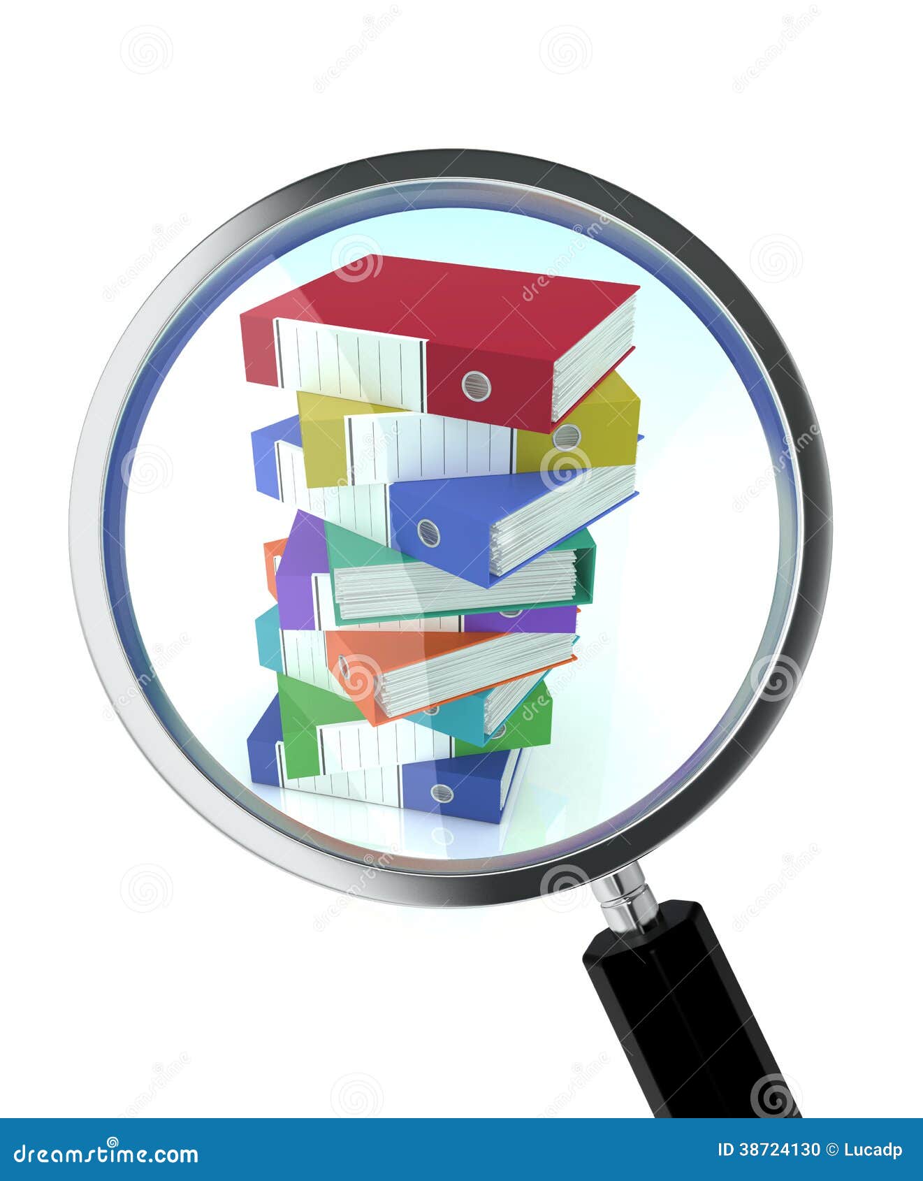 Document With Search Icons. File And Magnifying Glass. Analytics ...