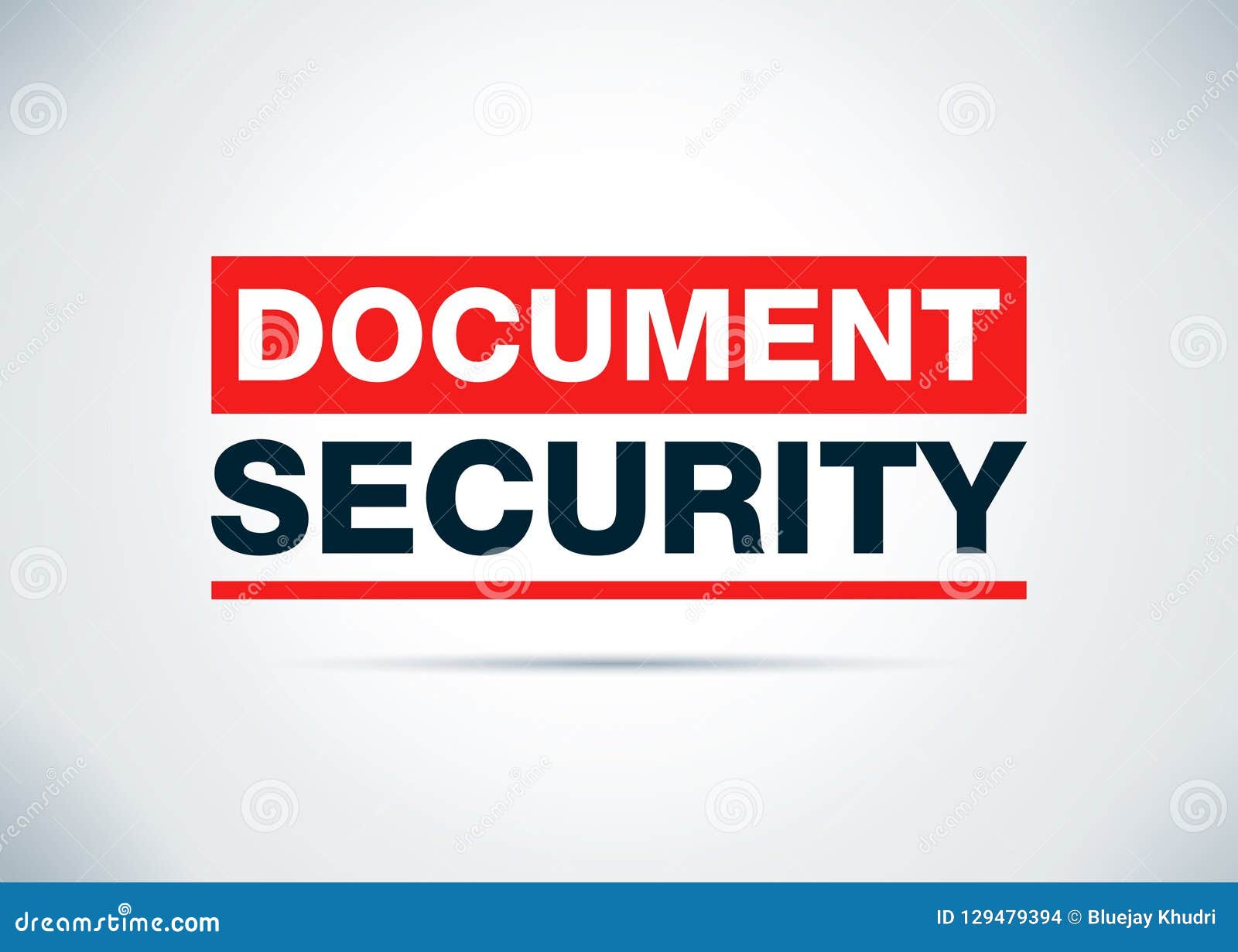 Document Security Abstract Flat Background Design Illustration Stock ...