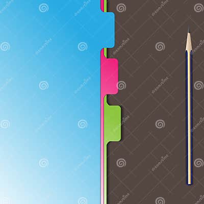 Document separator divider stock vector. Illustration of blue - 13146125