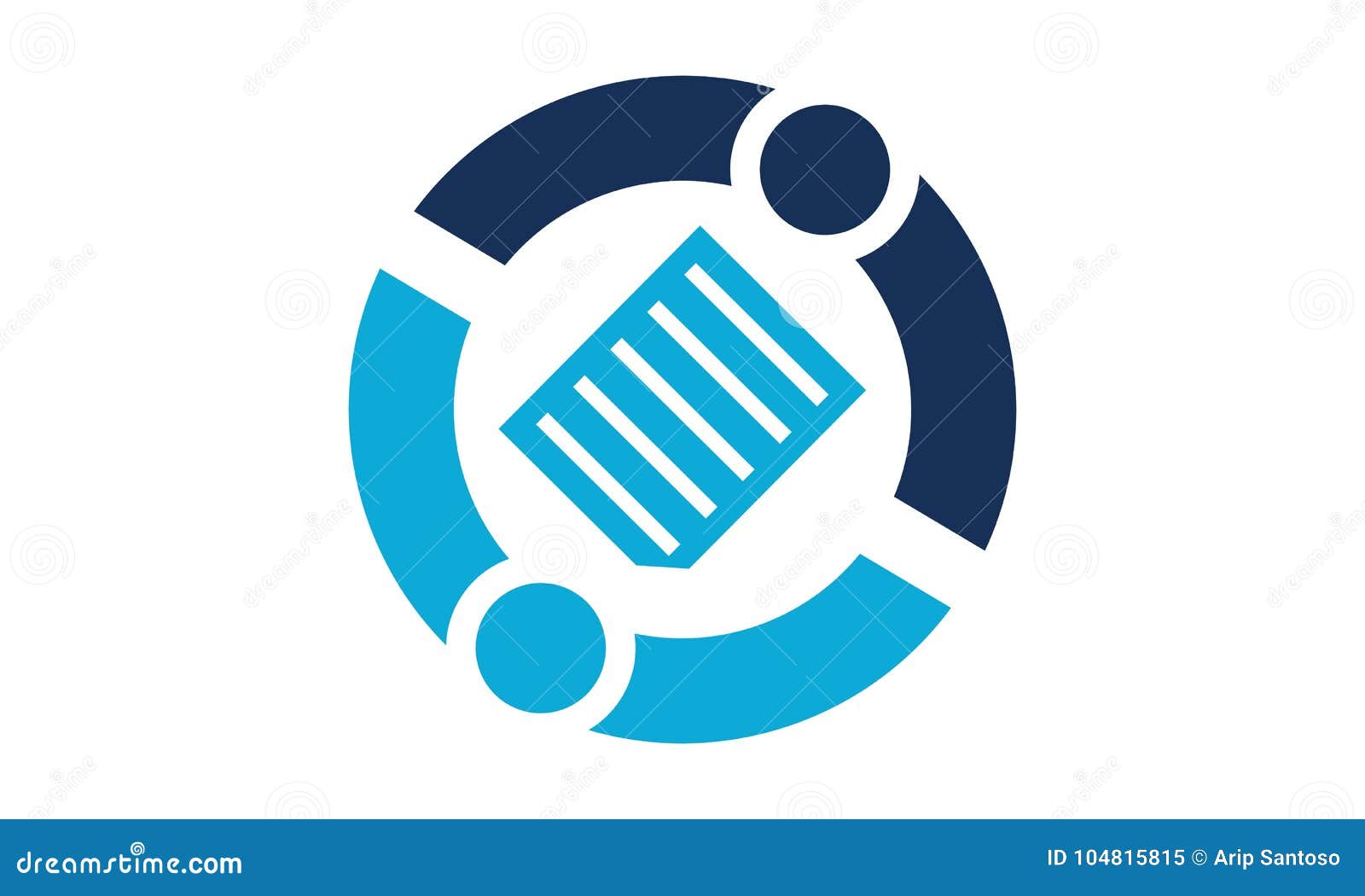 Document Sharing Template stock vector. Illustration of internet ...