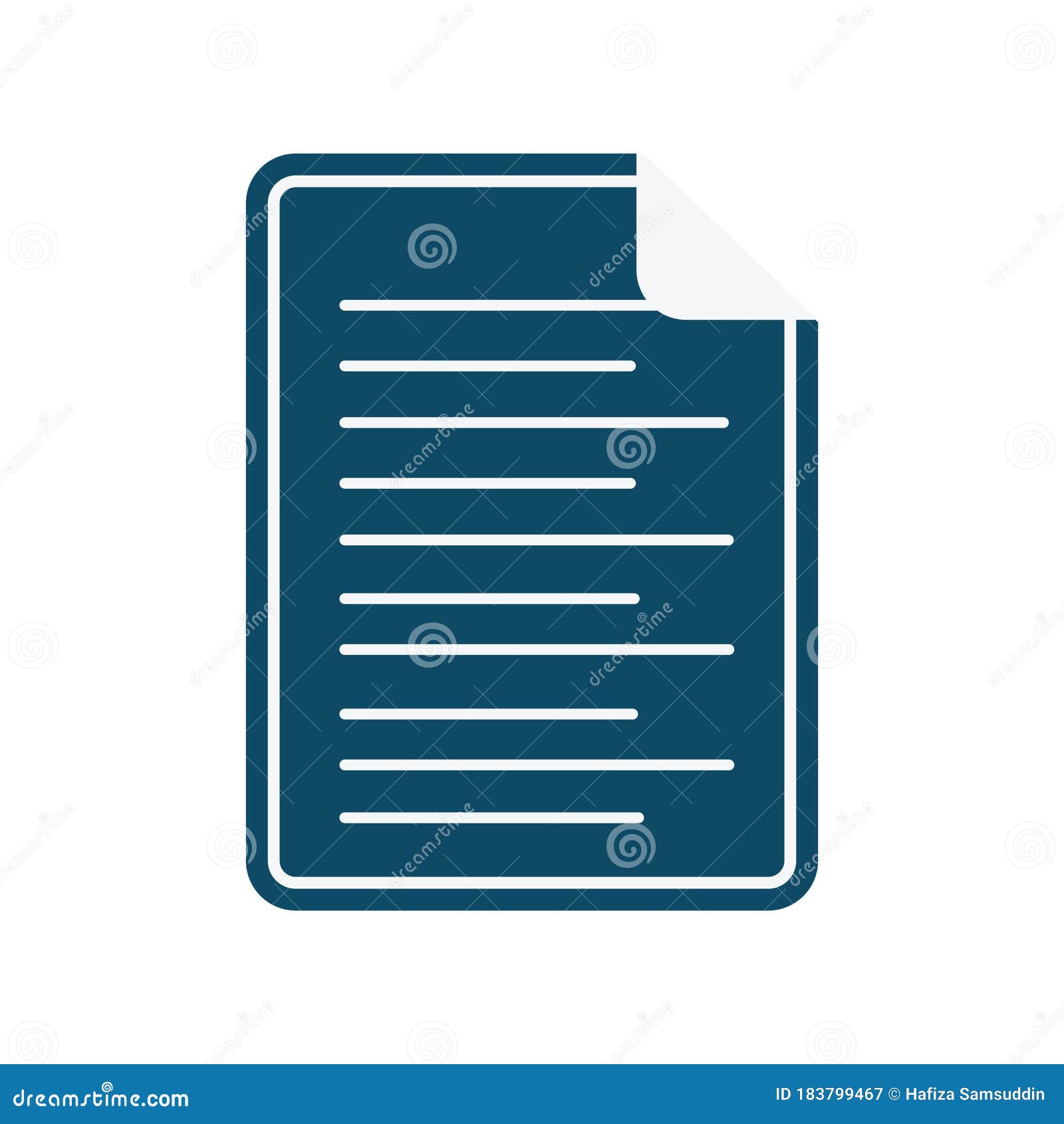 Document Sheet. Vector Illustration Decorative Background Design Stock ...