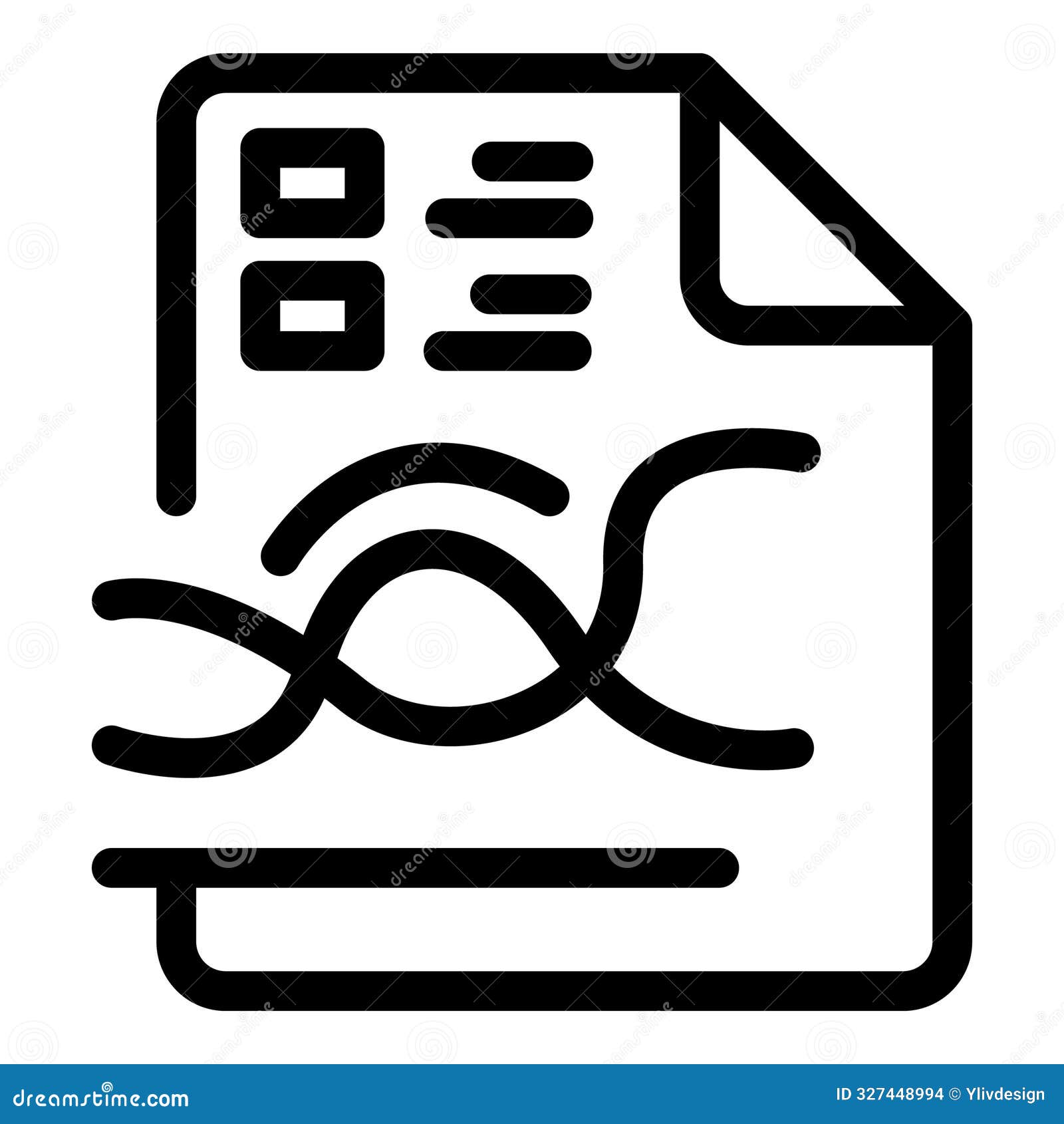 Document Showing Dna Structure for Genetic Testing Stock Vector ...