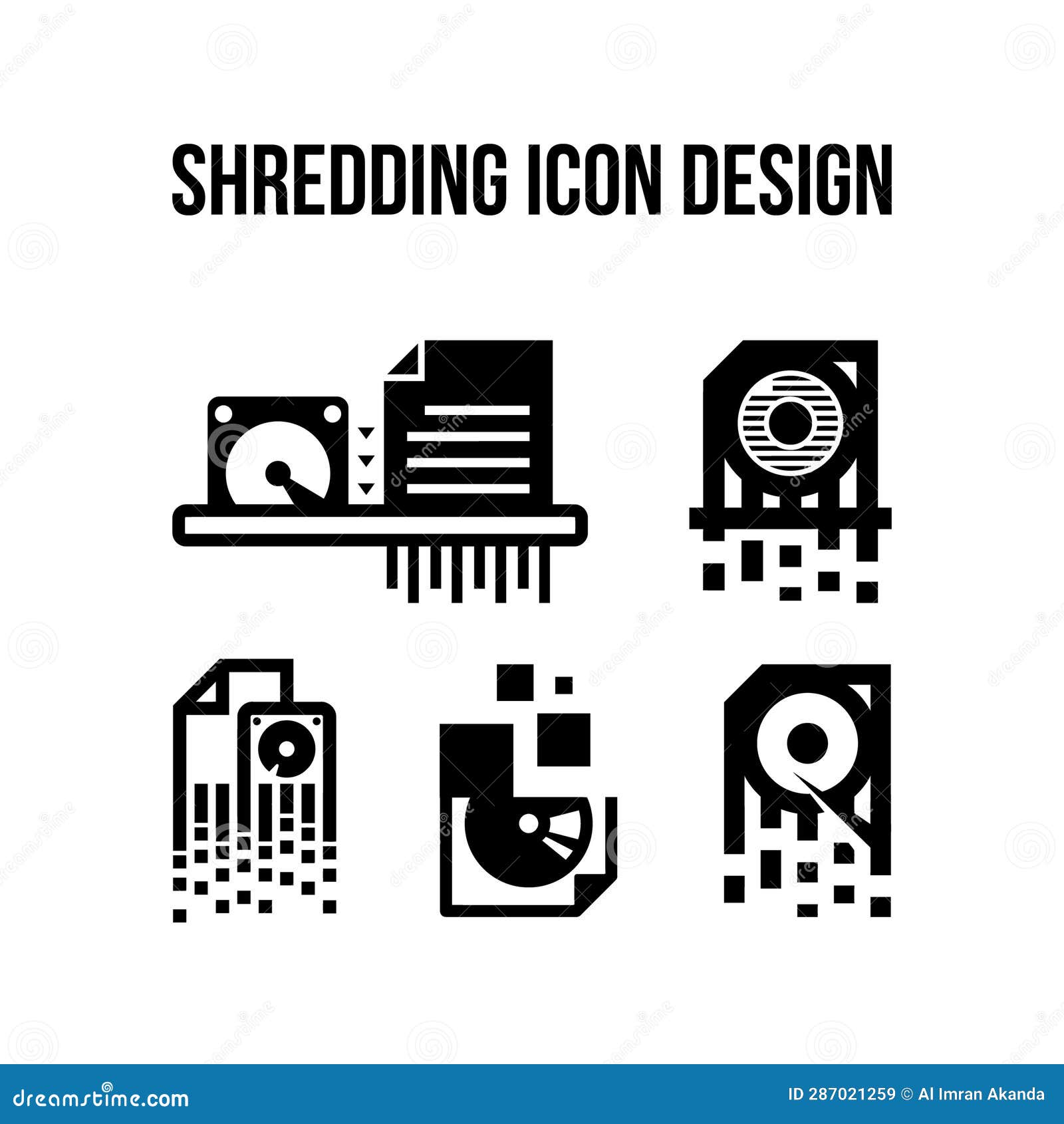 Document Shredder Line and Glyph Icon, File and Document, Destroy Sign ...