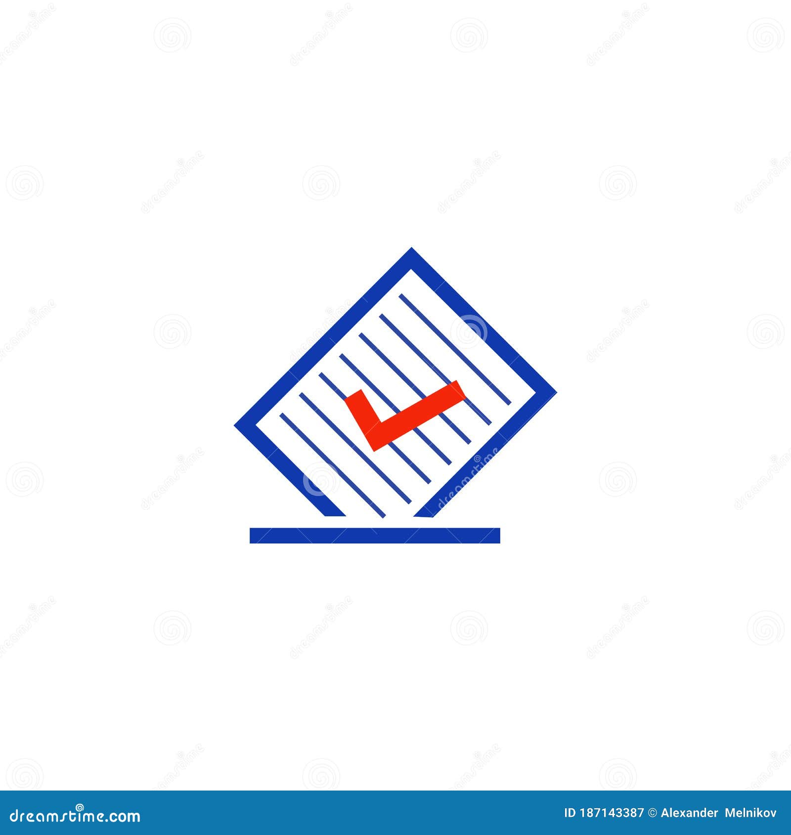 Document and Signature Icon. Vector Illustration EPS 10 Stock ...