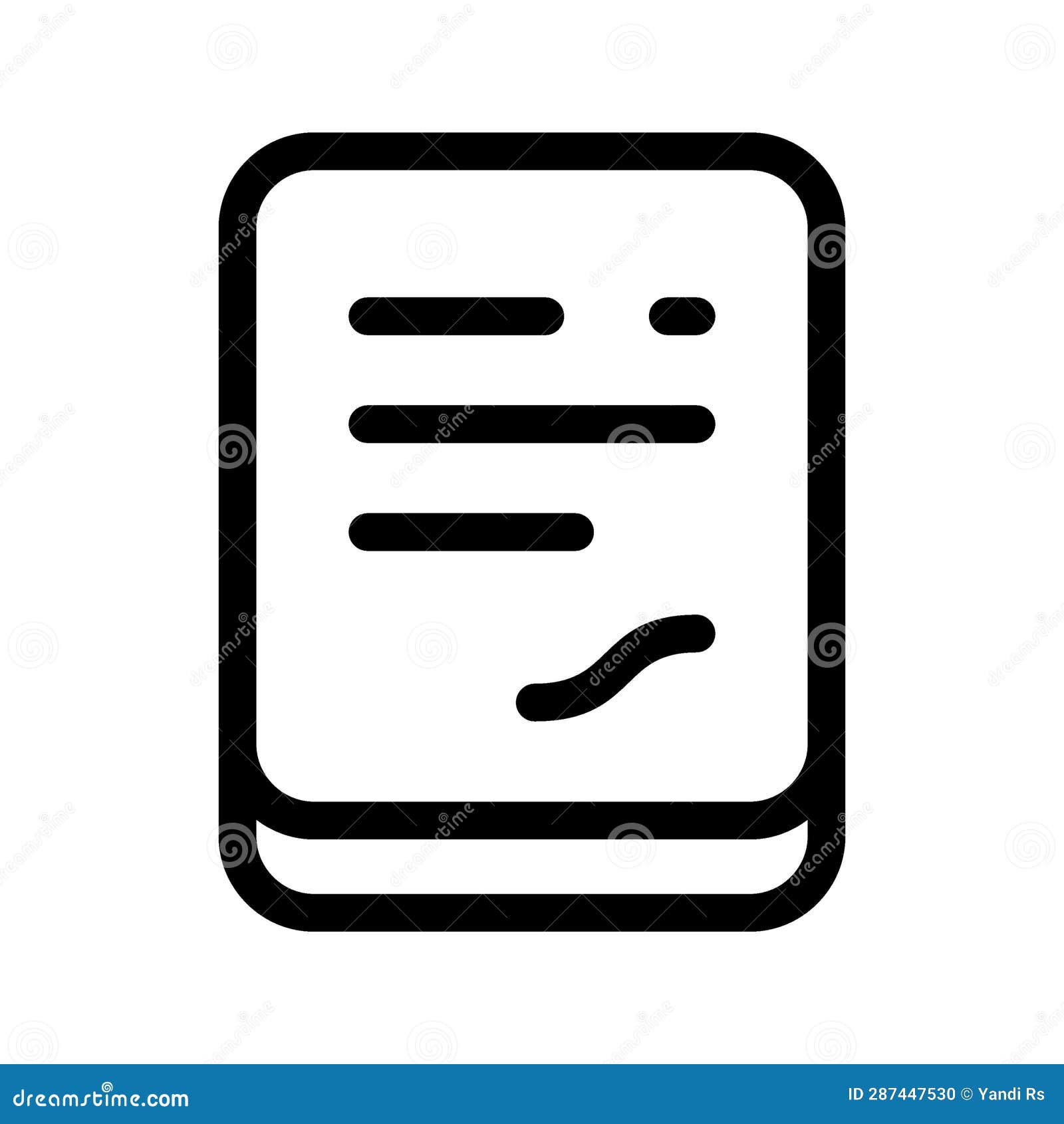 Document Signed Icon Vector Symbol Design Illustration Stock Vector ...