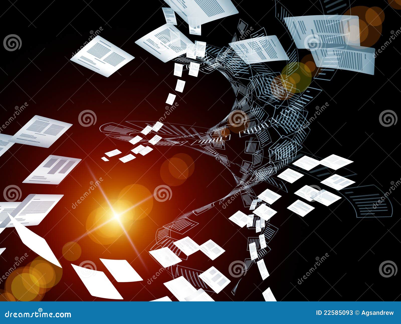 Document Space stock illustration. Illustration of abstract - 22585093