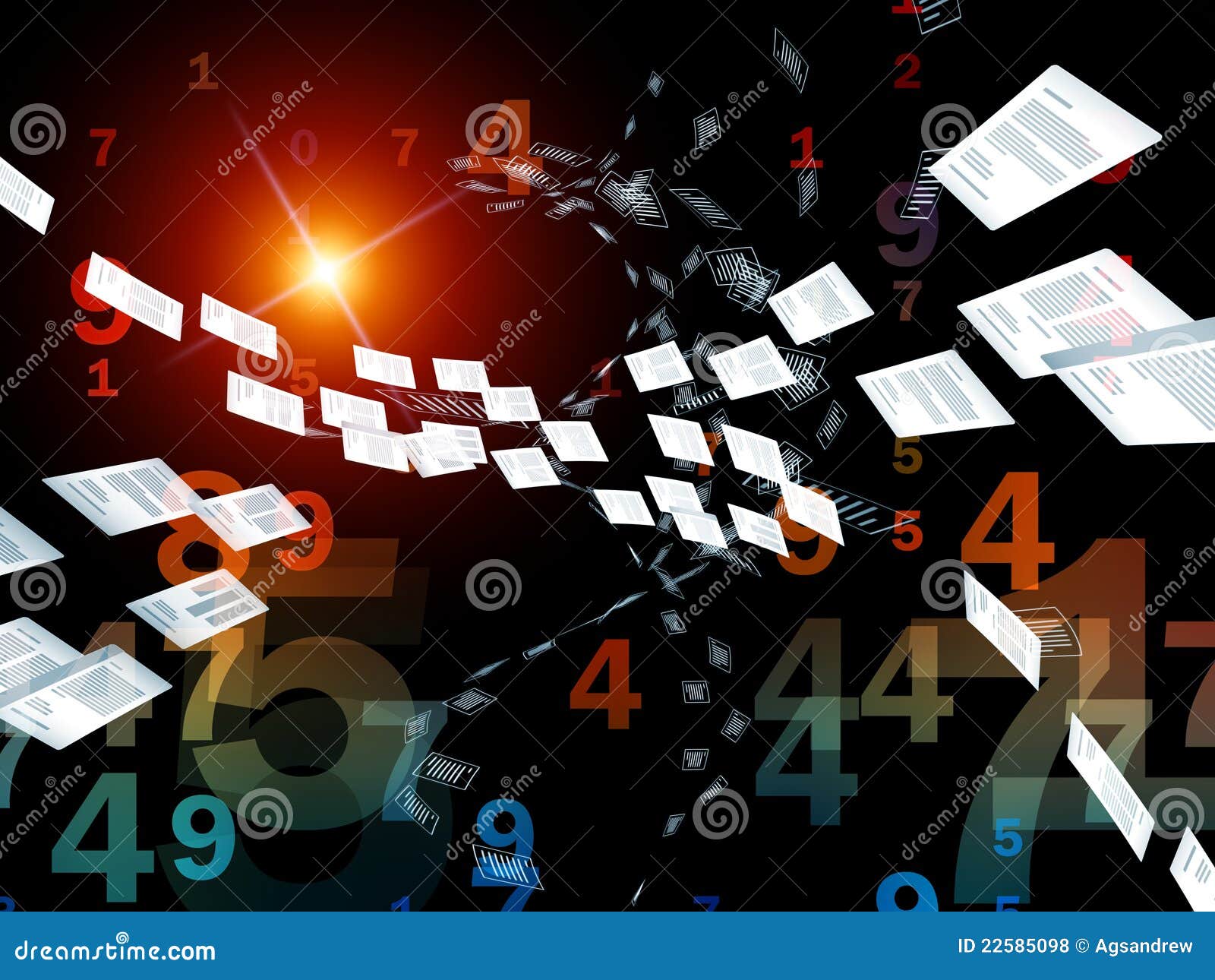 Document Space stock illustration. Illustration of wallpaper - 22585098