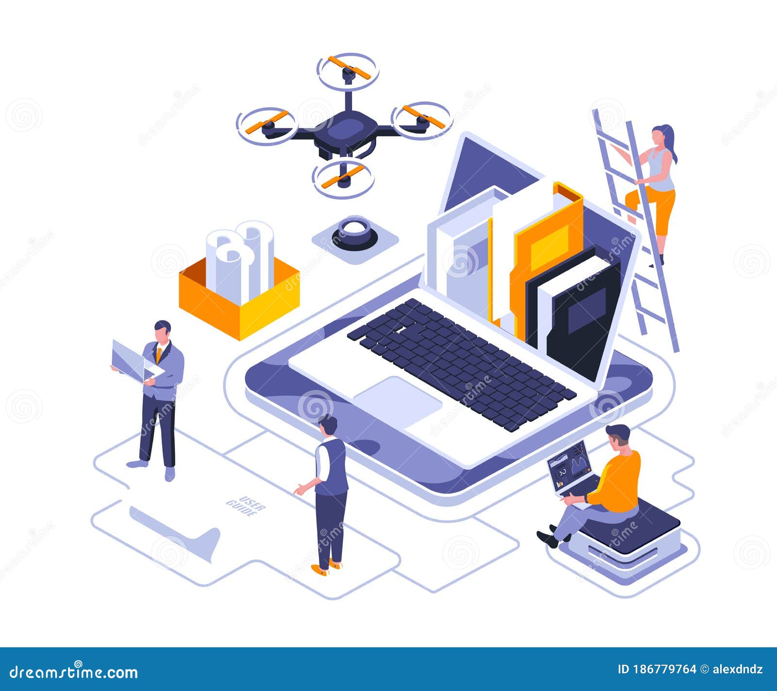 Document Specification Requirements With Tiny People Character Concept ...