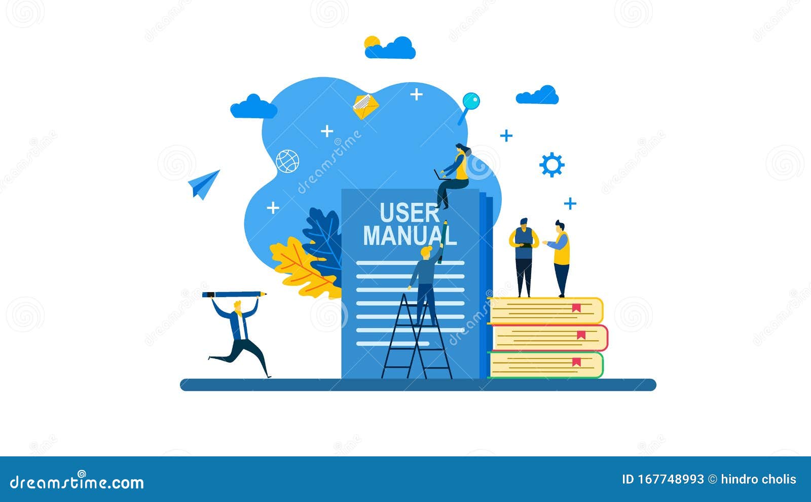 Document Specification Requirements, Instructions Vector Illustration ...