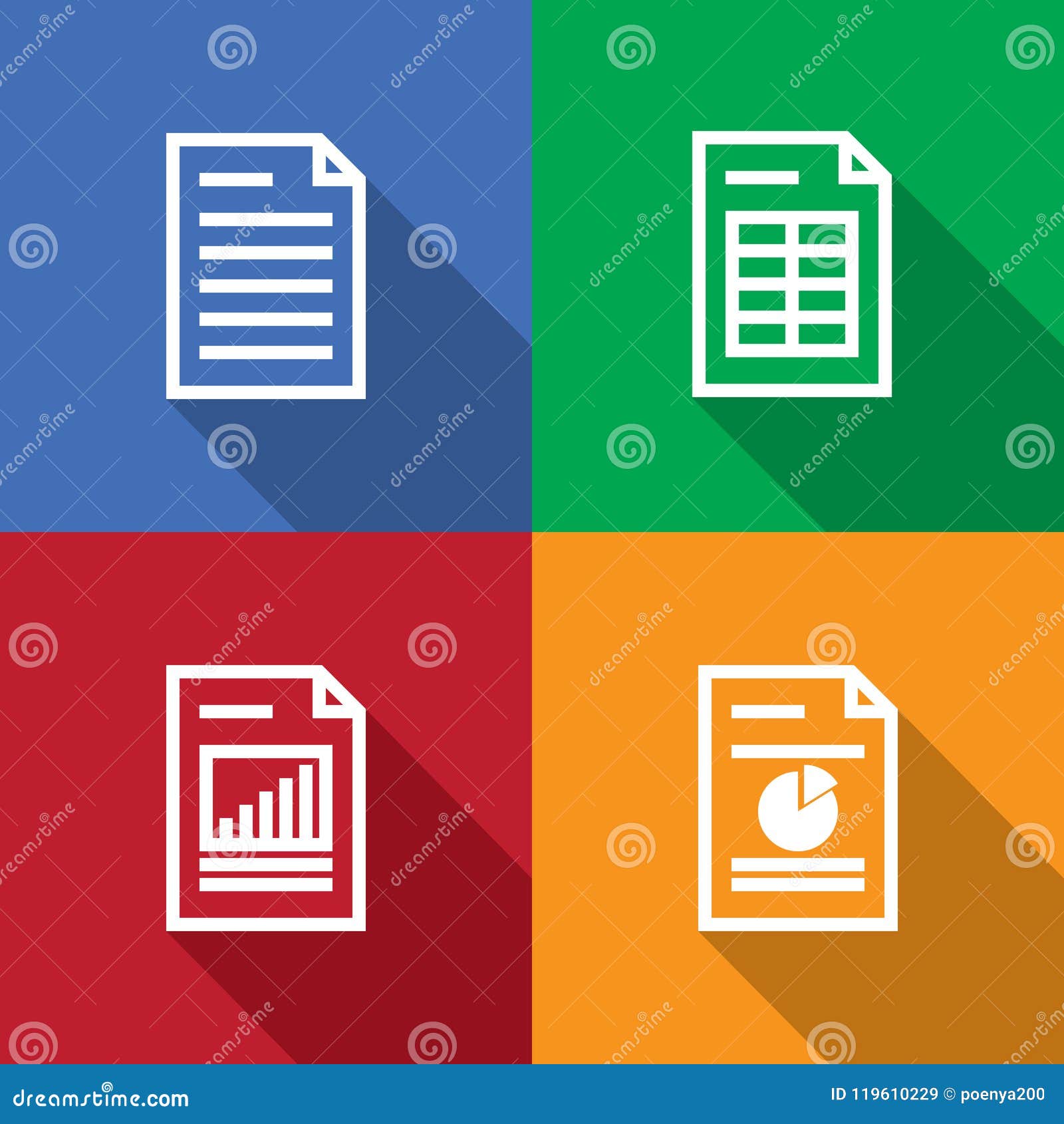 Document Spreadsheet Table Outline Icon. Signs And Symbols Can Be Used ...