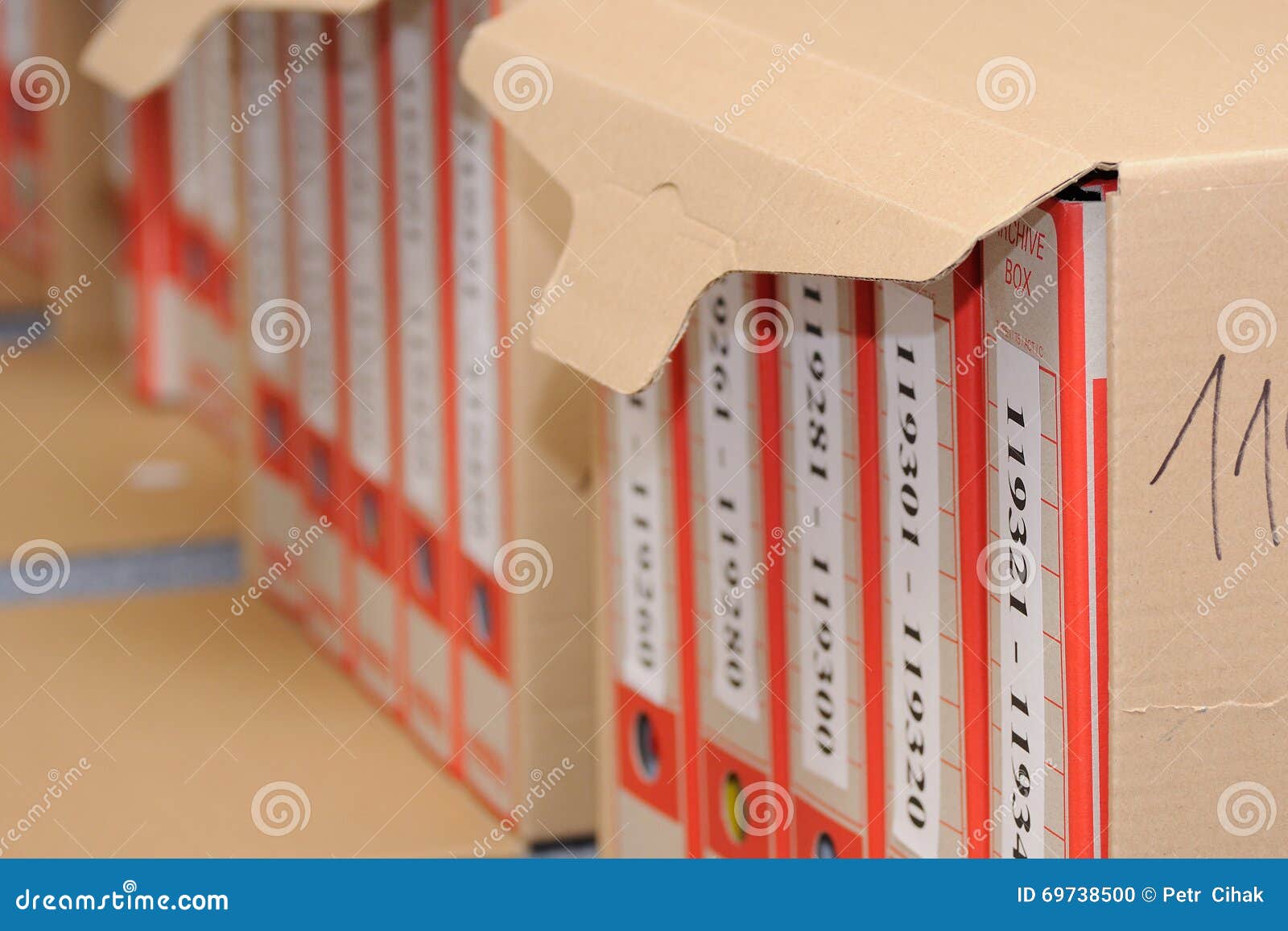 Document stock stock photo. Image of registry, archive - 69738500