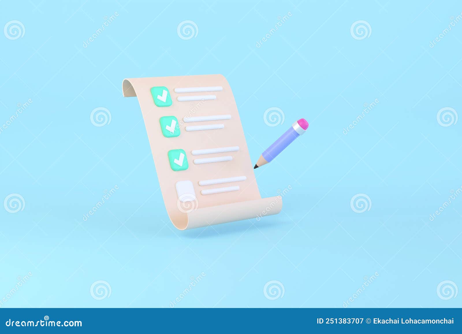 Document Task Management Todo Check List, Work Project Plan Concept ...