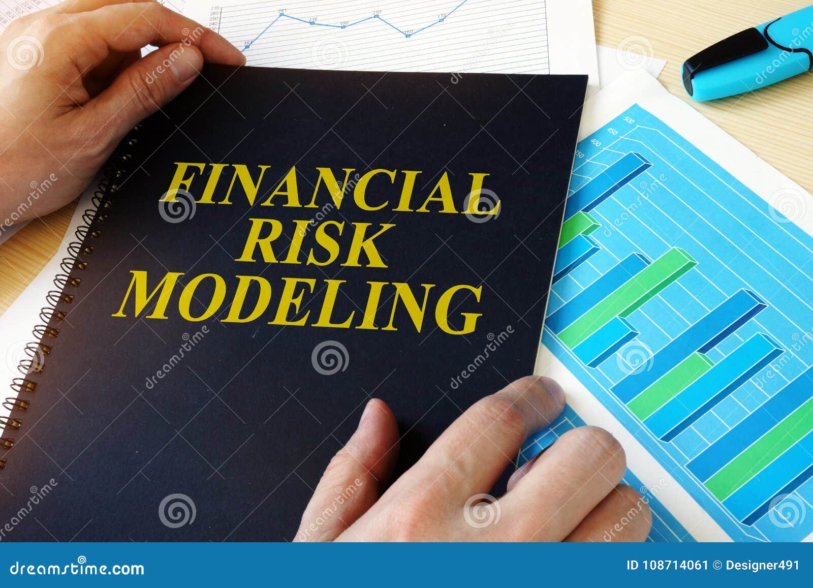 Document with Title Financial Risk Modeling. Stock Image - Image of ...