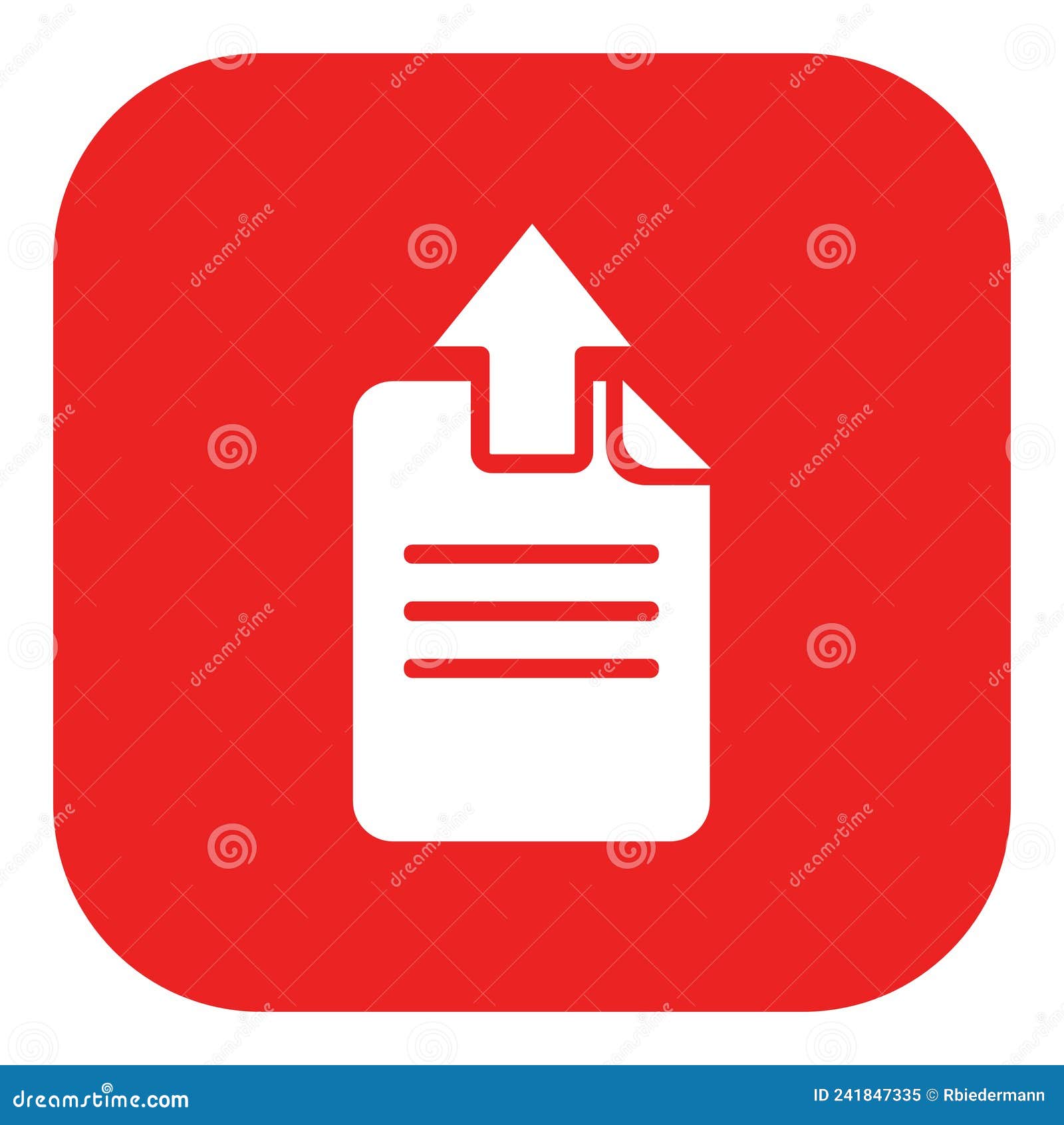Document Upload and App Icon Stock Vector - Illustration of white ...