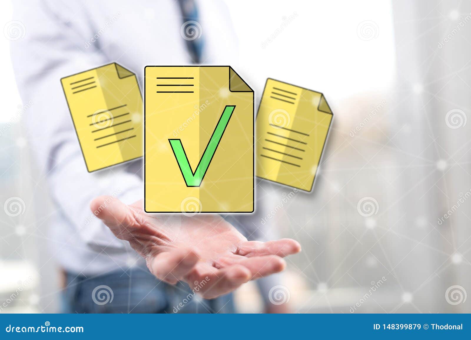 Concept of Document Validation Stock Image - Image of validate, form ...