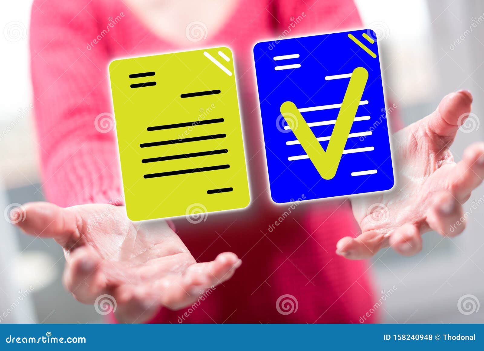 Concept of Document Validation Stock Photo - Image of design, data ...