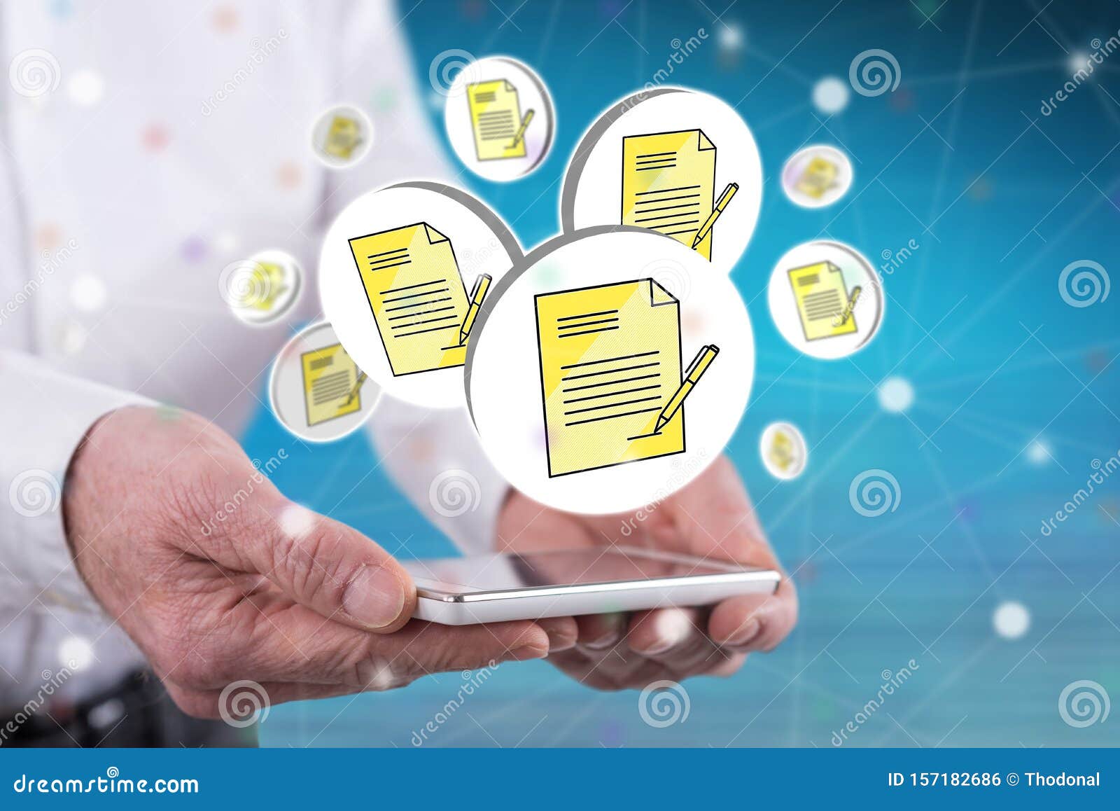 Concept of Document Validation Stock Photo - Image of validate ...