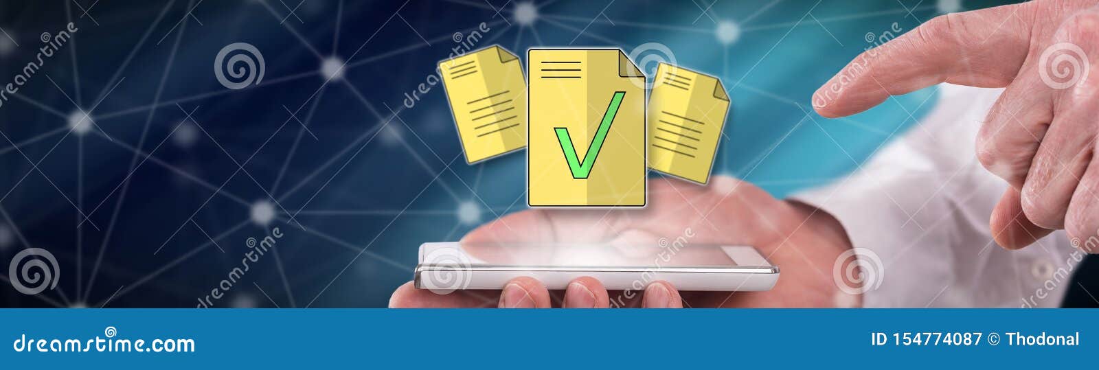 Concept of Document Validation Stock Image - Image of concept, approved ...