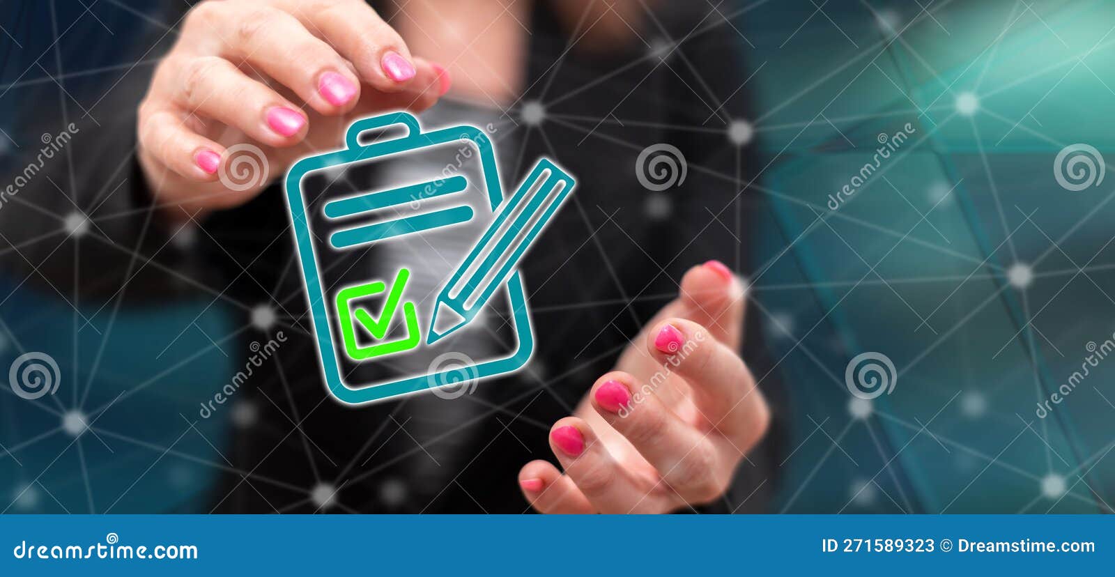 Concept of Document Validation Stock Image - Image of form, hand: 271589323