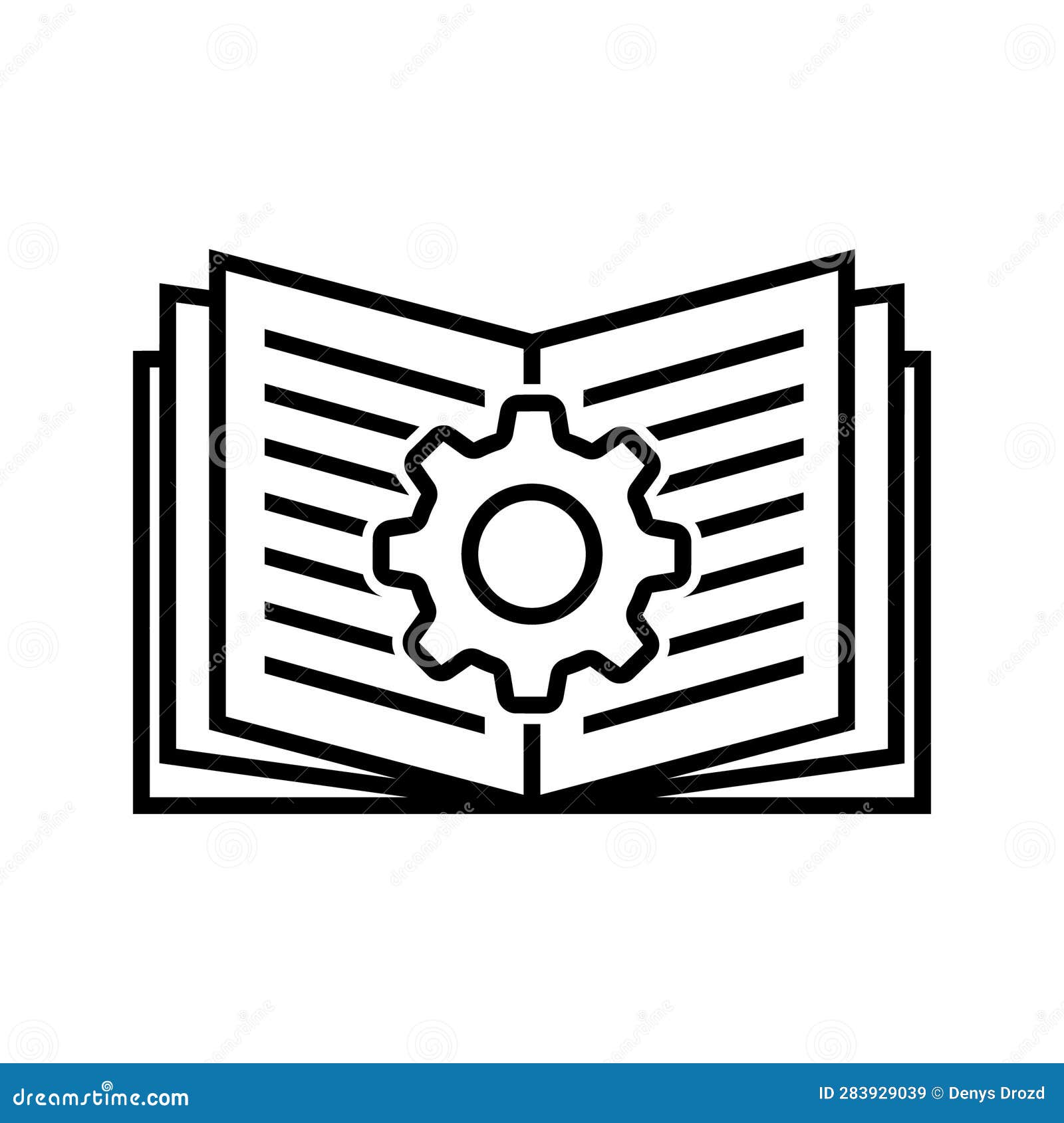 Document Vector Icon. Technical Documentation Illustration Sign. Manual ...