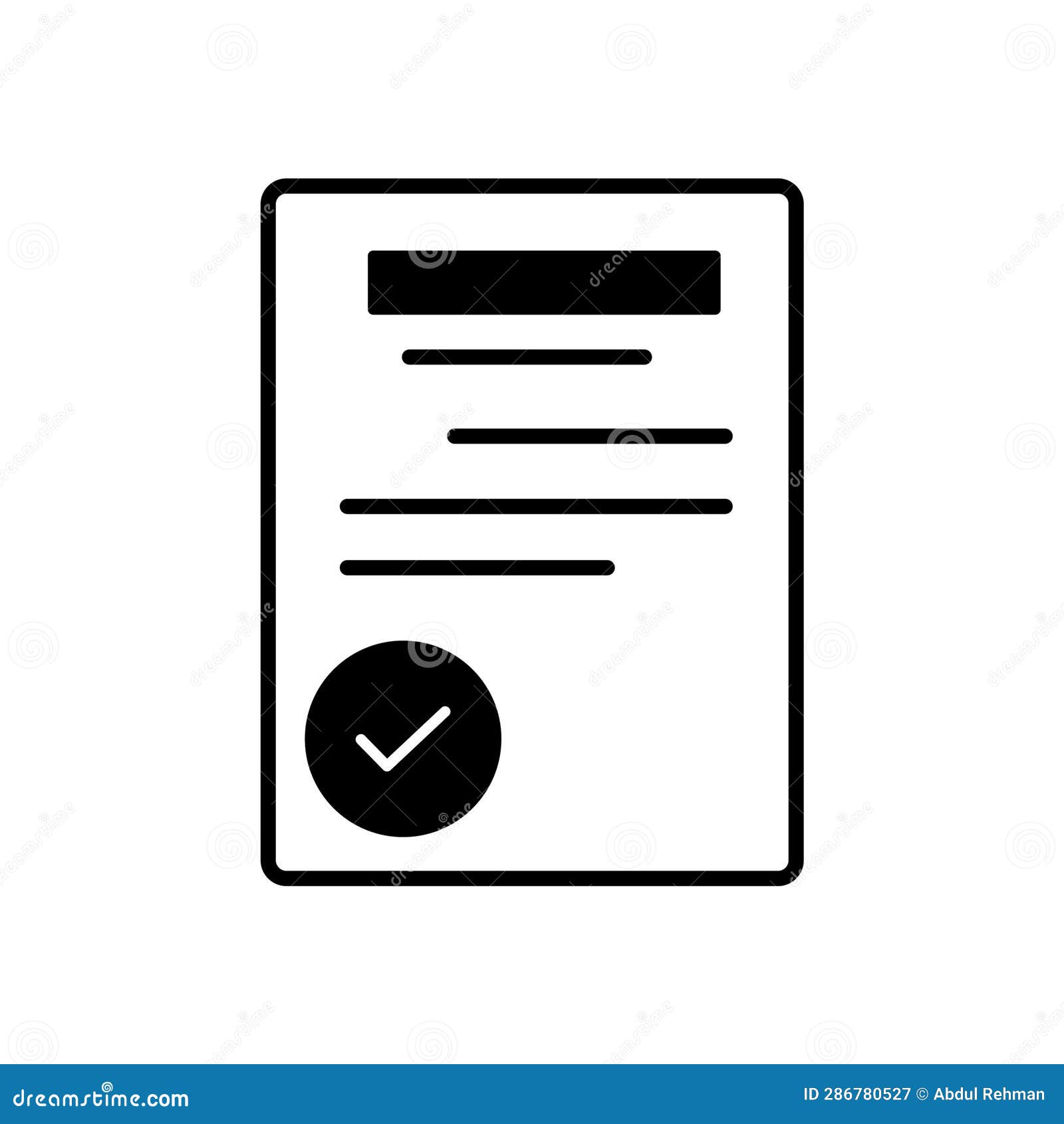 Document Vector Icon Which Can Easily Modify or Edit. Stock Vector ...