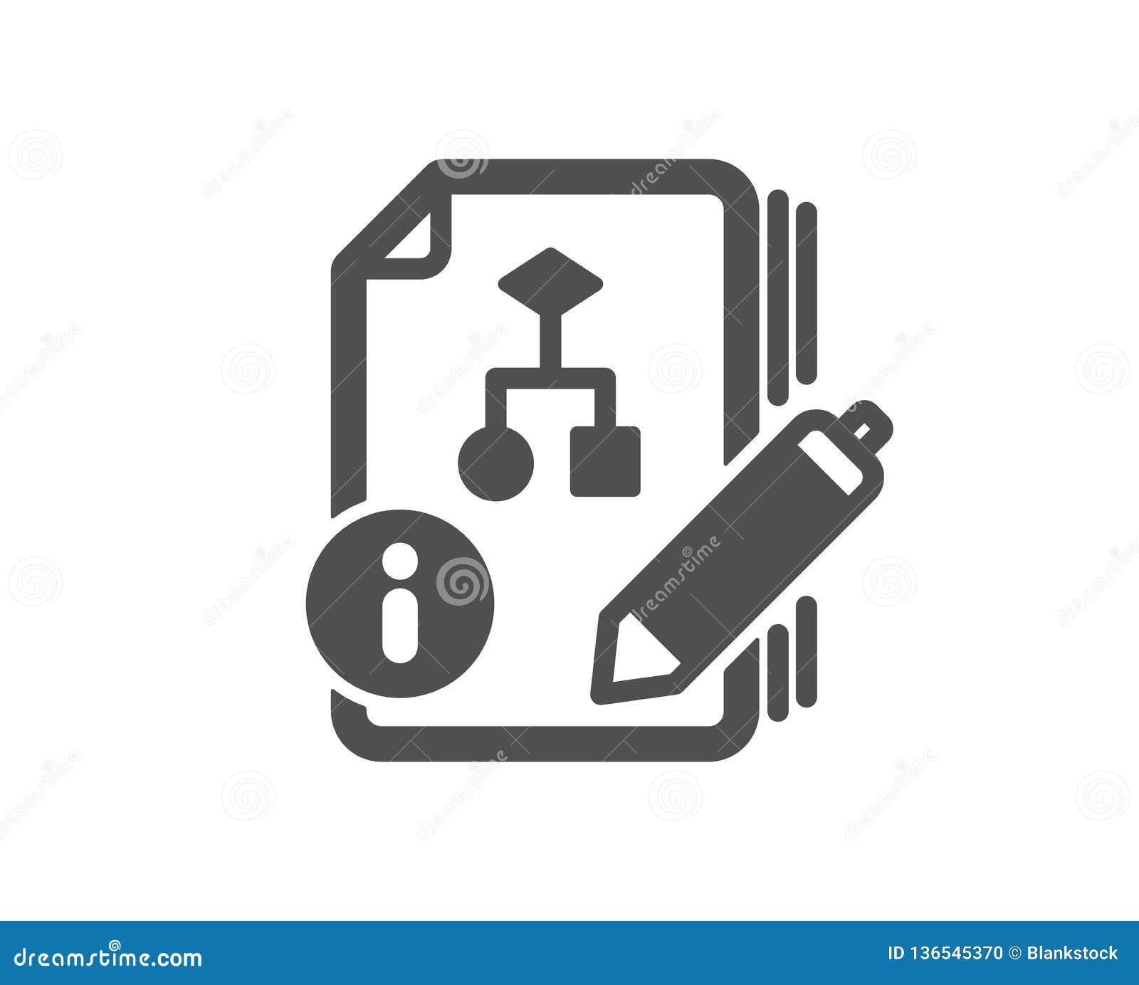 Documentation with Algorithm Icon. Technical Instruction Sign. Vector Stock Vector ...