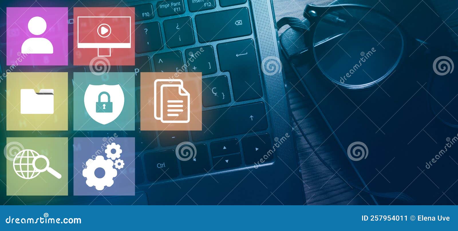 Banner Concept of Data Management System Concept. DMS. Stock Image ...