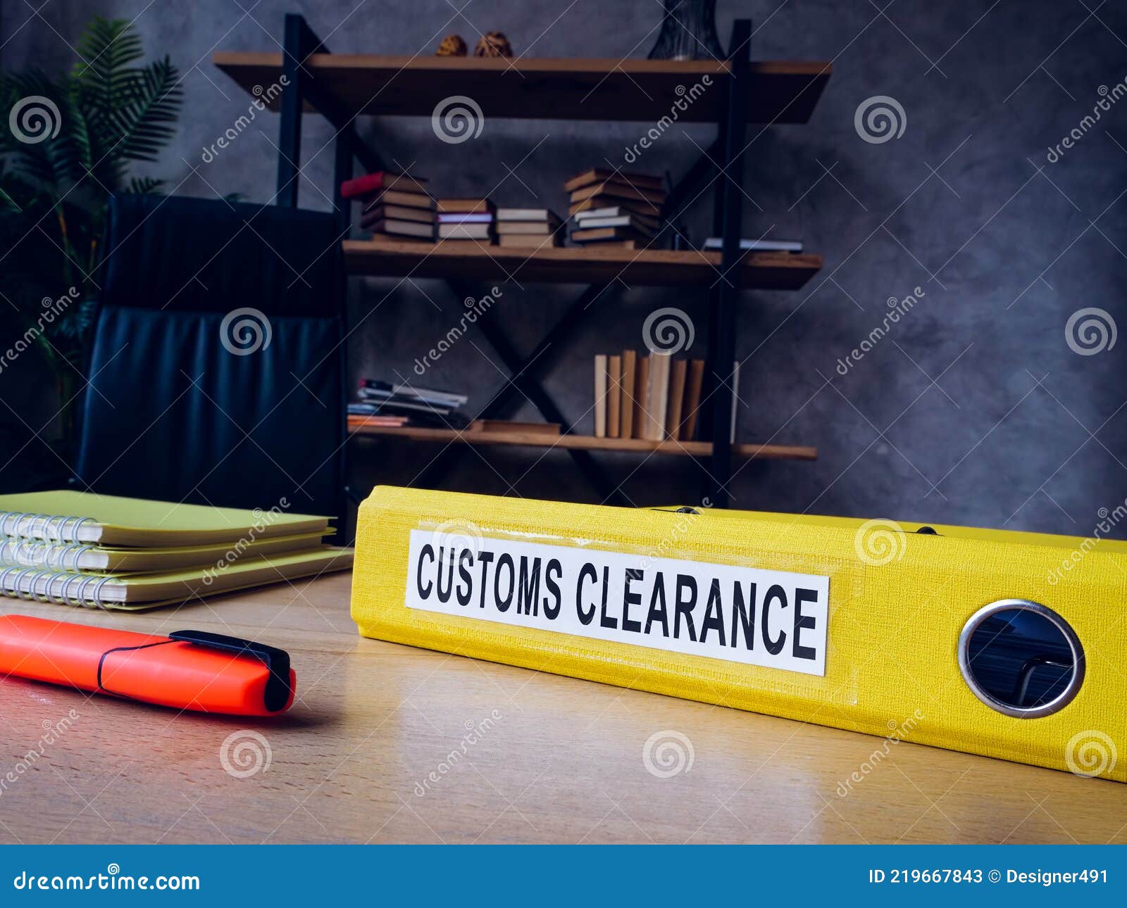 Documenten Over De Inklaring in De Map. Stock Afbeelding - Image of ...