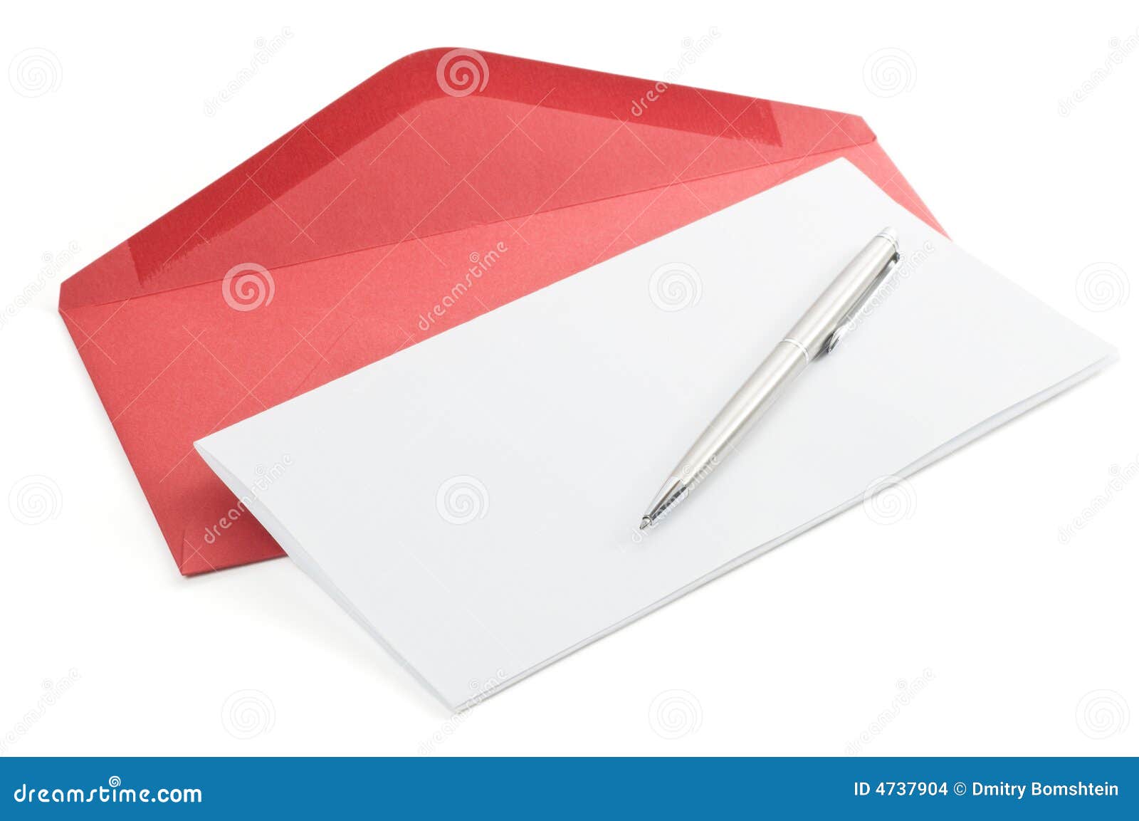 Documento Di Lettera E Busta Rossa Fotografia Stock - Immagine di busta ...