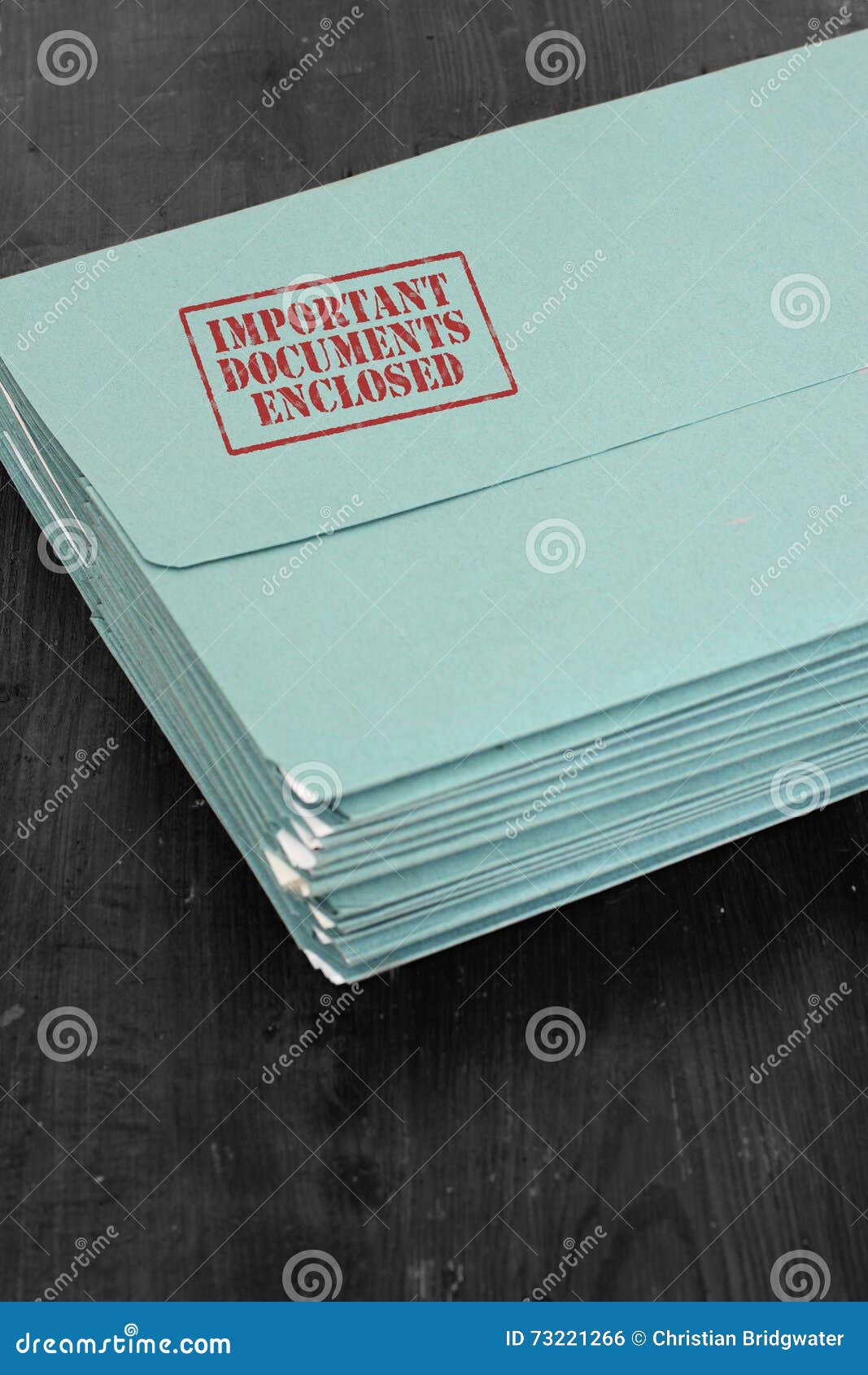 Documentos Importantes De La Carpeta Incluidos Foto de archivo - Imagen ...