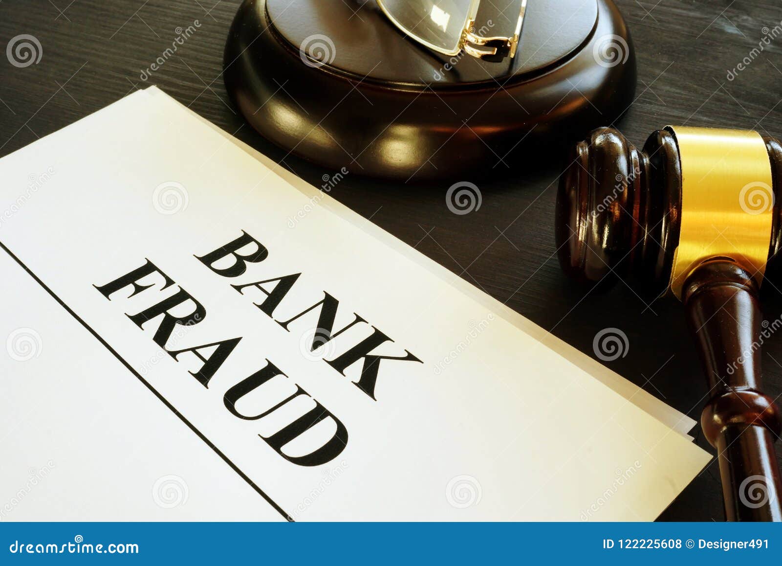 Documents about Bank Fraud in a Court. Stock Photo - Image of safety ...