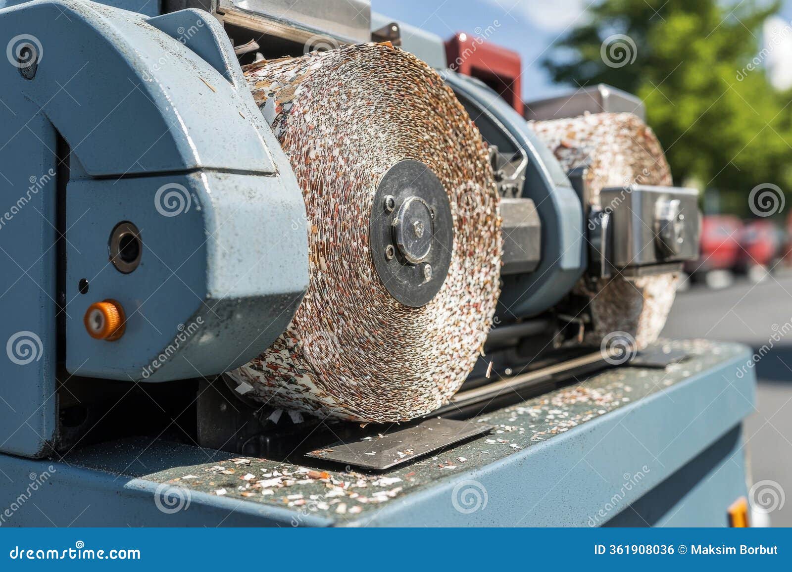 Documents are Being Shredded for Security Purposes Stock Photo - Image ...