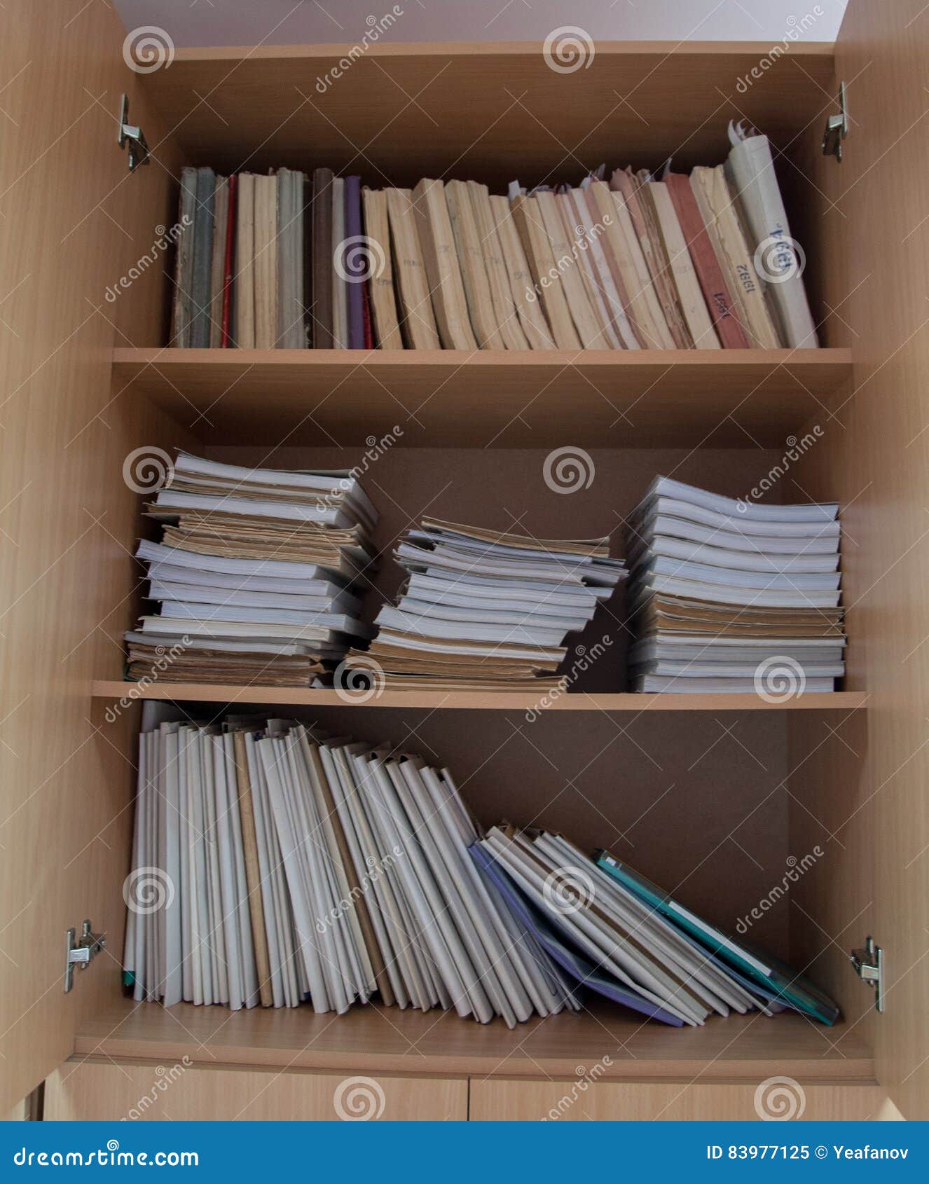 Documents Cabinet High Quality Stock Image - Image of folders ...