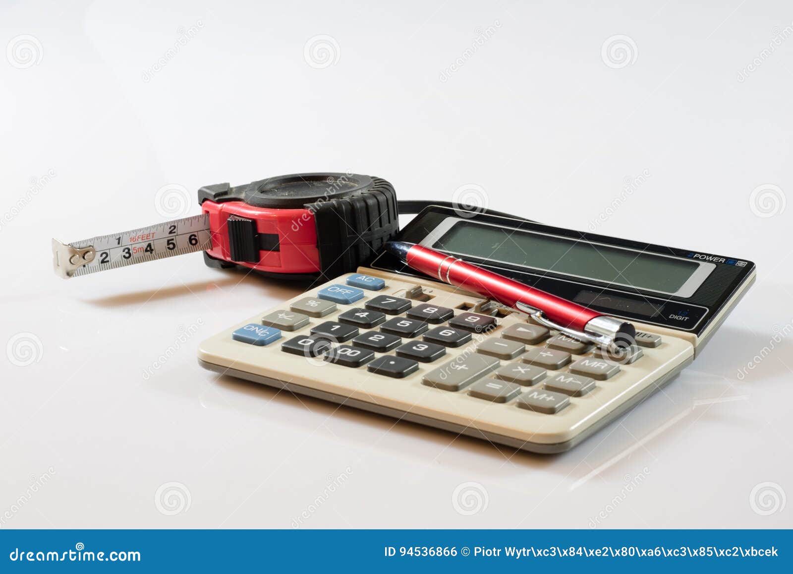 Documents, Calculations, Calculators, Calculator and Pen and Pen Stock ...
