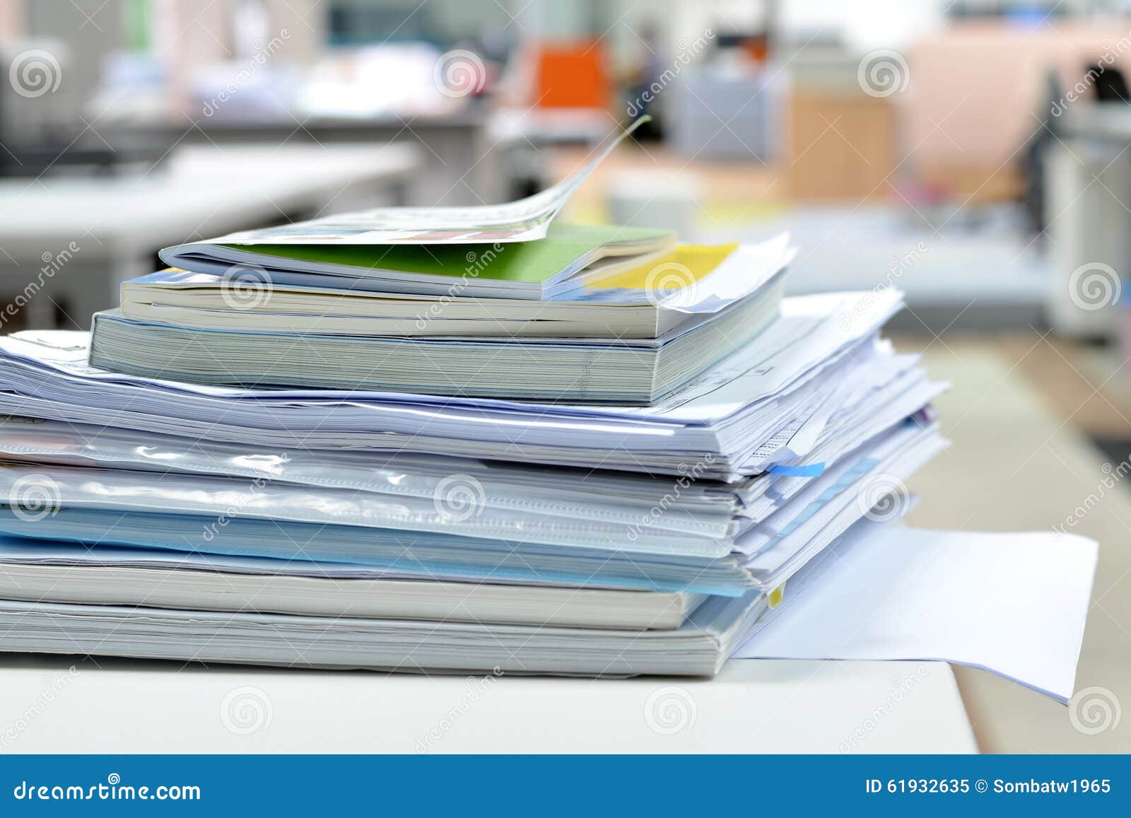 Documents on desk stock image. Image of firm, career - 61932635