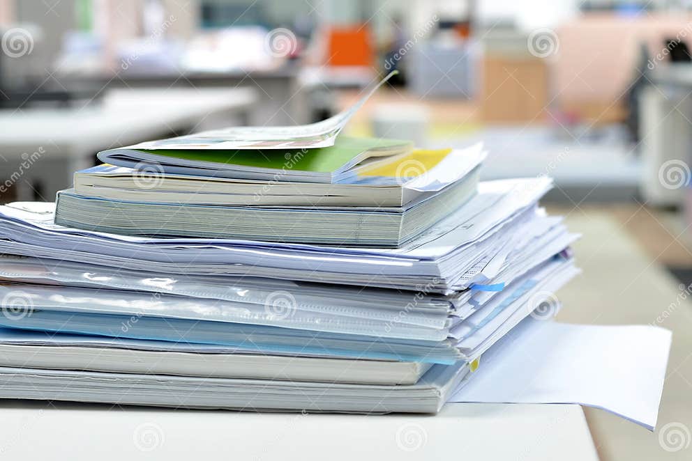 Documents on desk stock image. Image of firm, career - 61932635