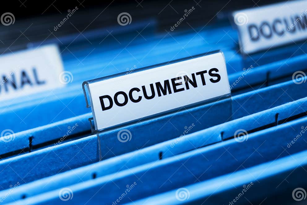 Documents File stock photo. Image of files, macro, analog - 13490330