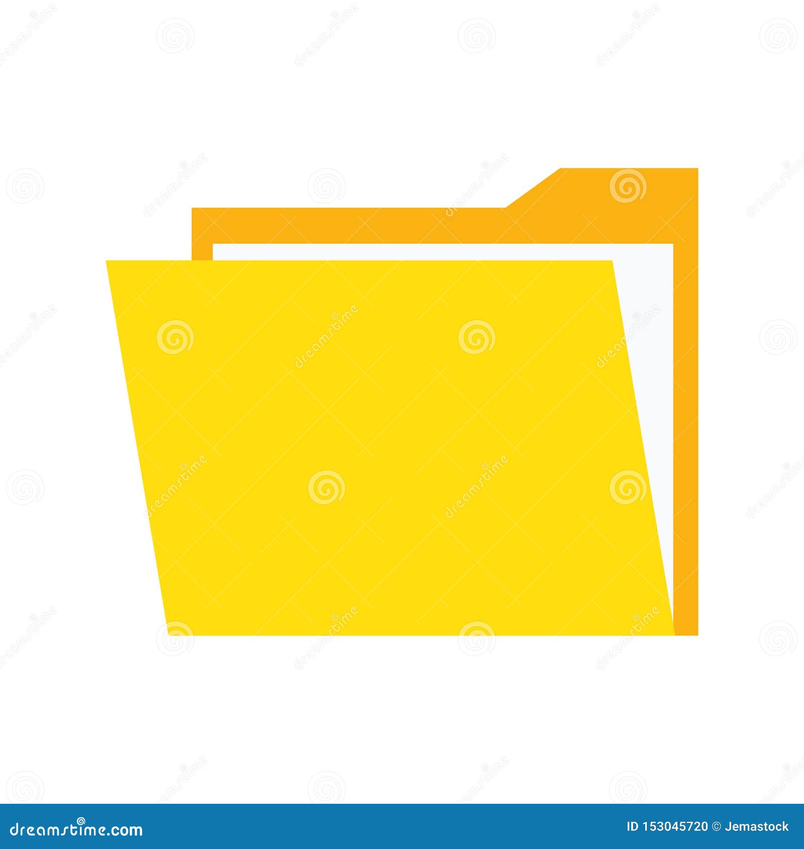 Documents Folder Files Paper Cartoon Stock Vector - Illustration of ...