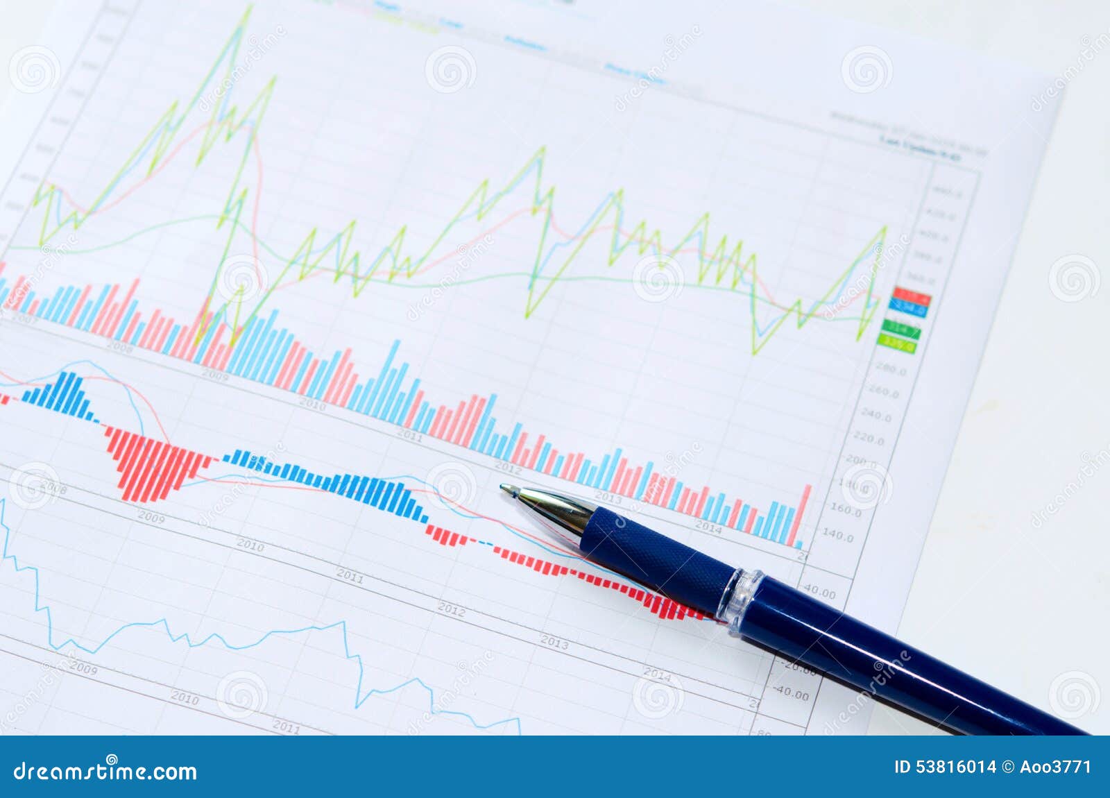 Documents and graphs stock photo. Image of chart, corporate - 53816014