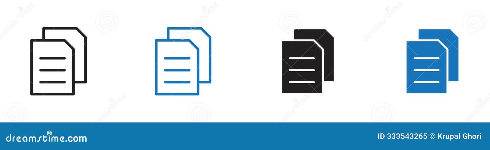 Documents Icon - Files Design Template Vector Doc Logo Icon Royalty ...