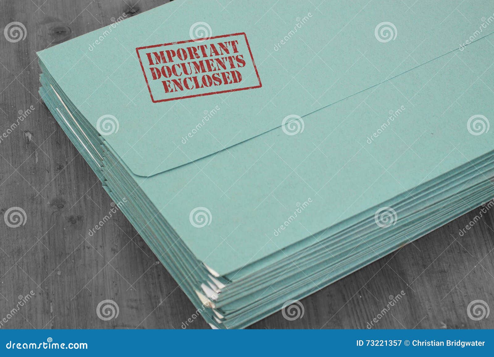 Documents Importants De Dossier Joints Image stock - Image du estampé ...