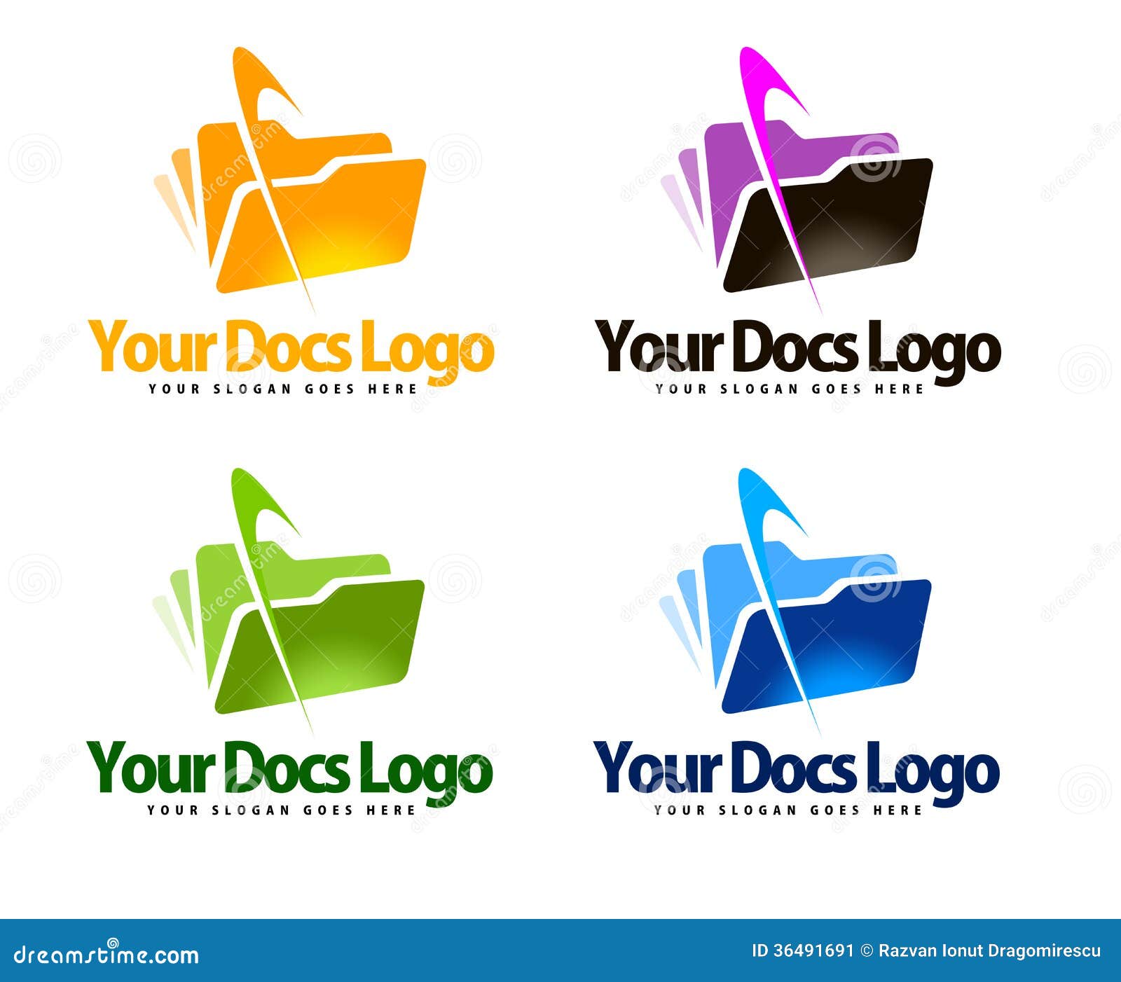 Documents Logo stock illustration. Illustration of combined - 36491691