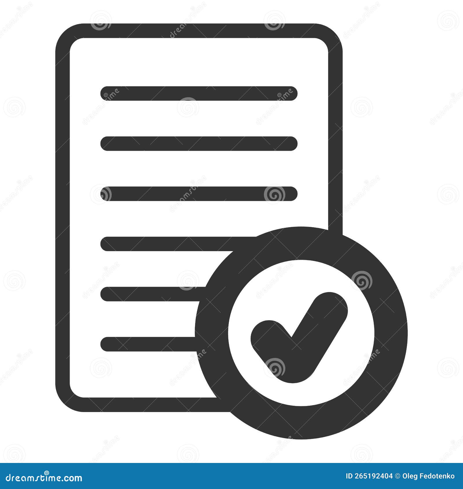 Documents are in order_1 stock illustration. Illustration of payment ...