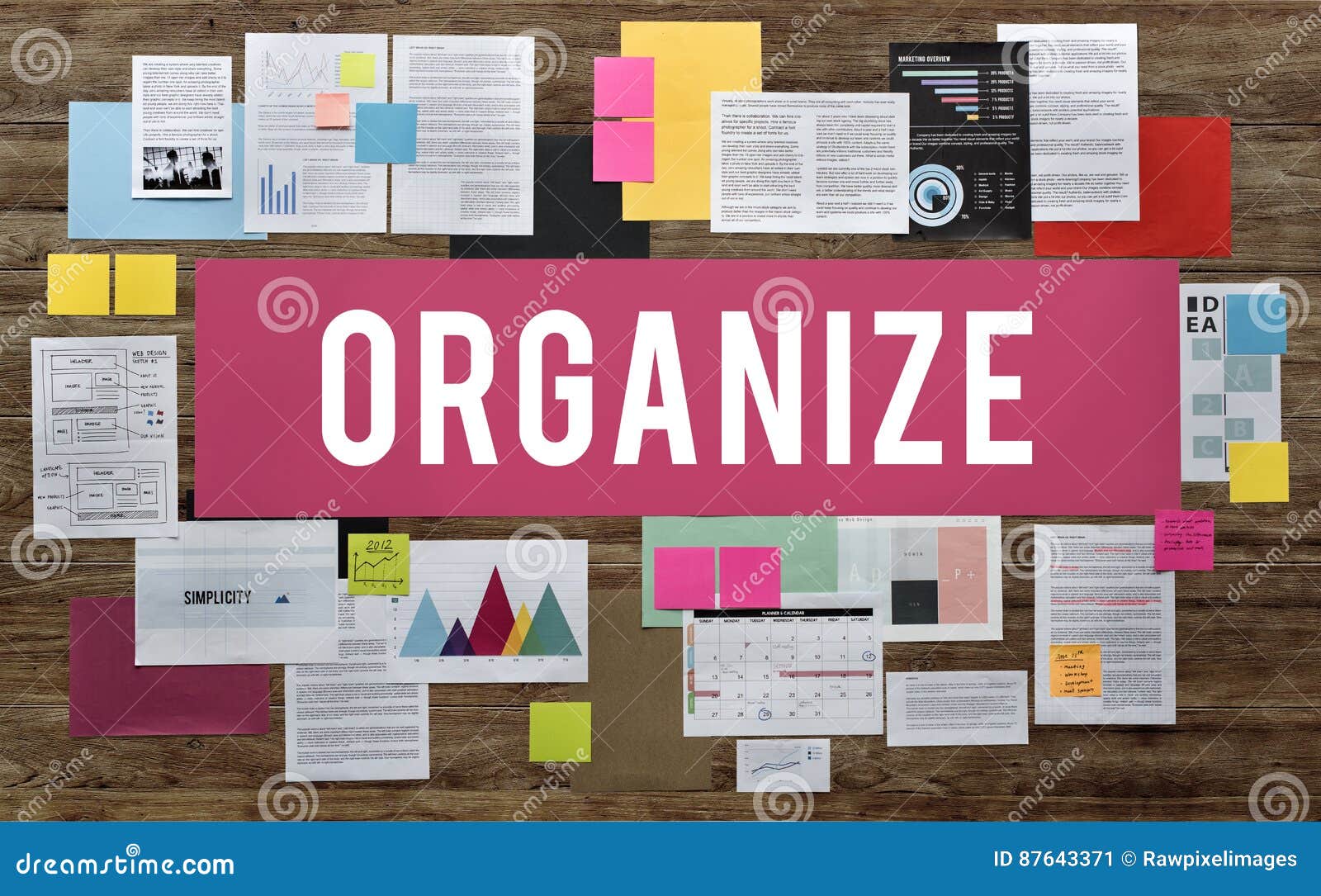 Documents Paperwork Business Strategy Concept Stock Image - Image of ...