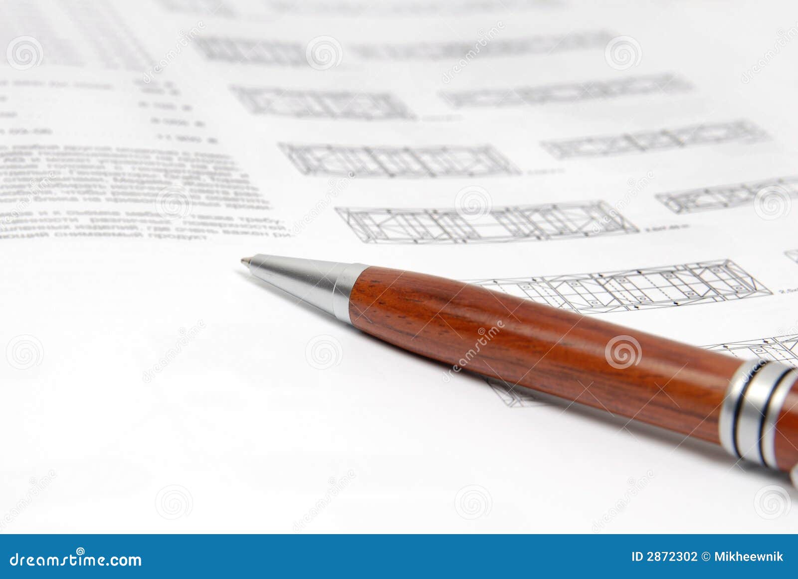 Documents pen stock photo. Image of business, office, outline - 2872302